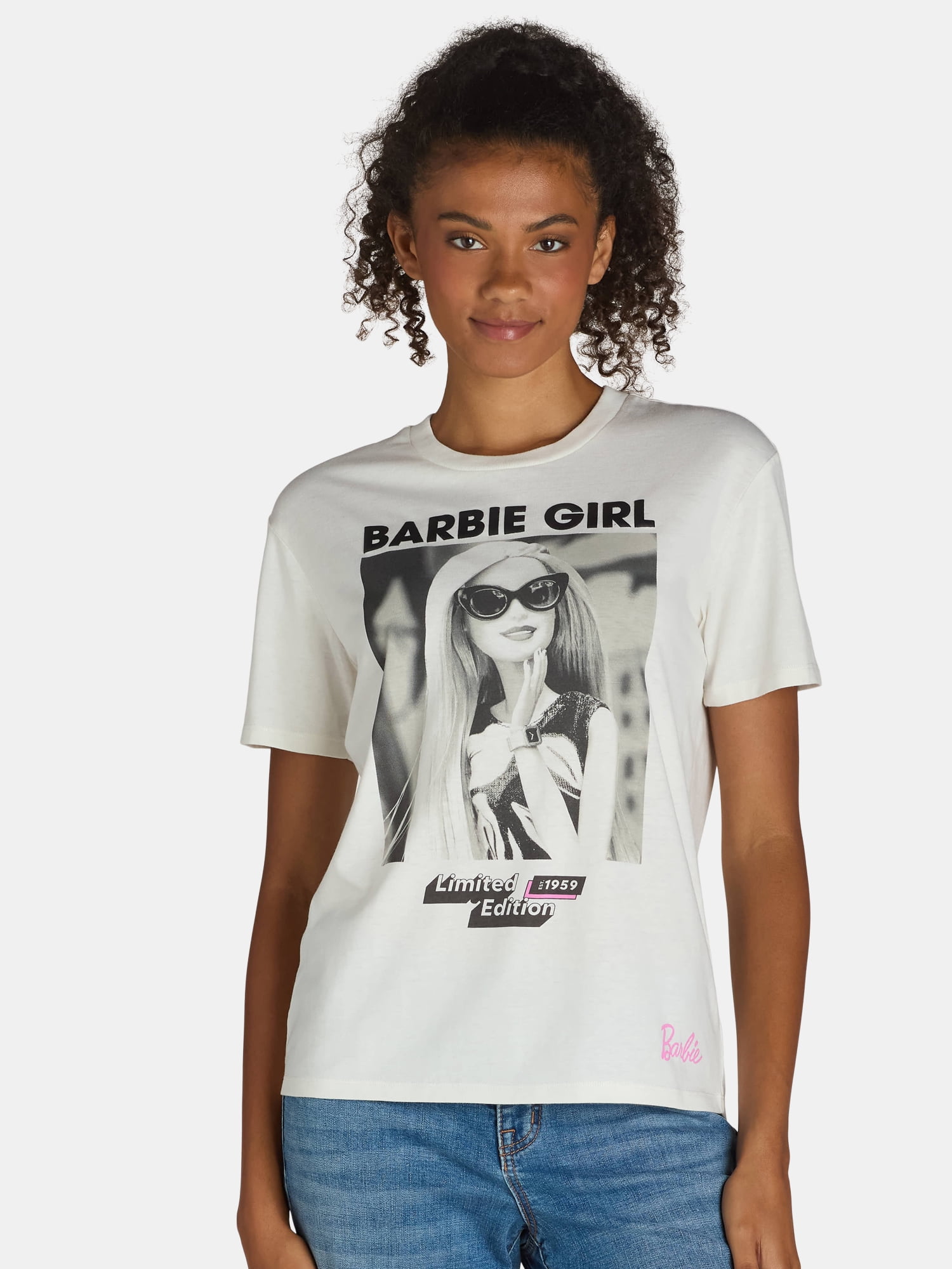 Barbie Women's Graphic Tee with Short Sleeves, Sizes XXS-XXL - Walmart.com
