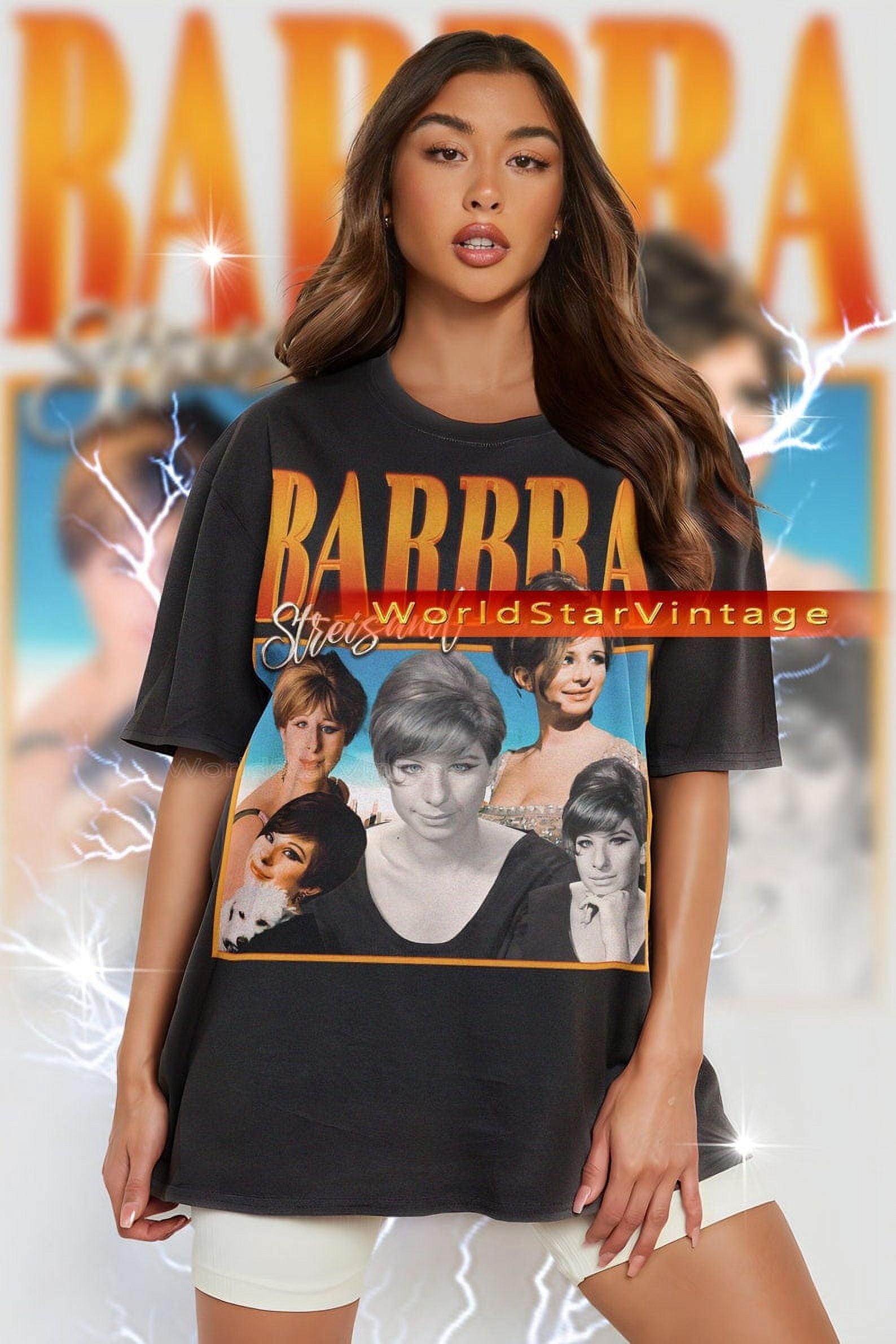BARBRA STREISAND Vintage Shirt, Barbra Streisand Homage Tshirt, Barbra ...