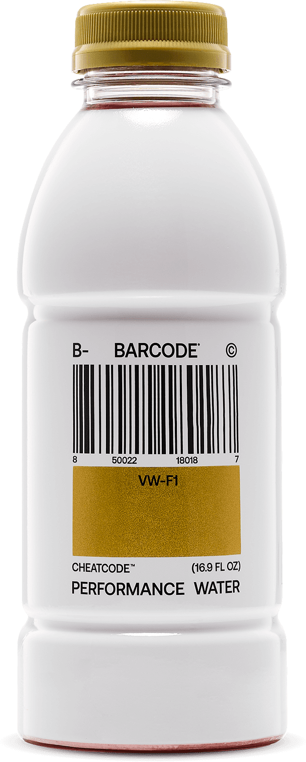 Drink Barcode Cheat Code Performance Water Hydration Sports Drink, with ...