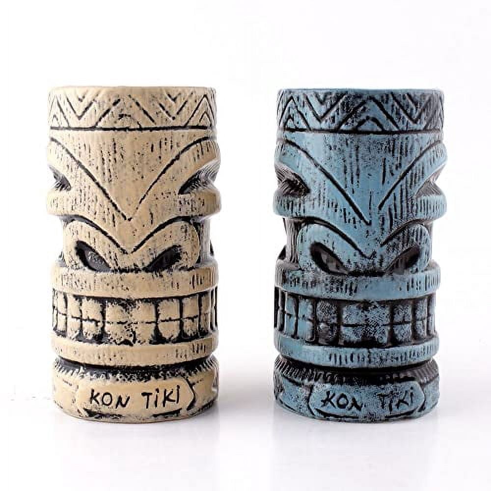 BARCONIC TIKI MUGS - KON TIKI DESIGN - SET OF 2 - Walmart.com