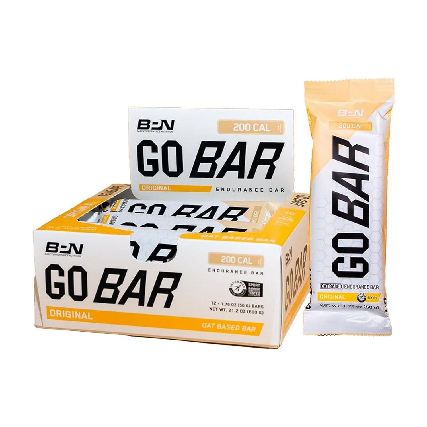BARE PERFORMANCE NUTRITIONBPN Go Bar, Oat Based Endurance Training Bar ...
