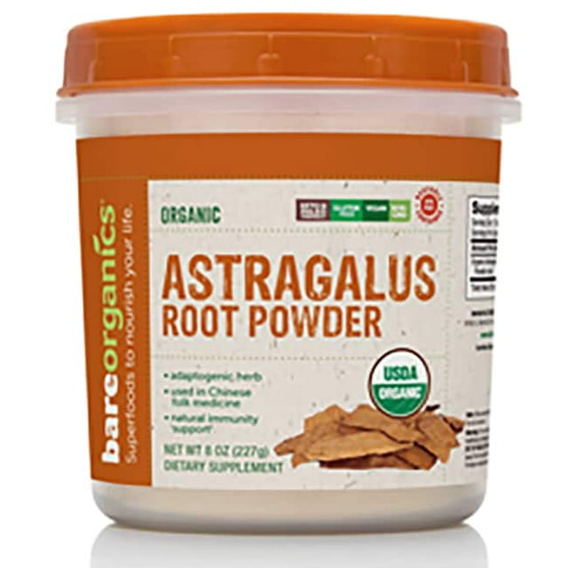 BAREORGANICS Astragalus Root Powder (Raw - Organic) (8oz) 227G ...