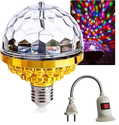 BARFILABABA Rotating Magic Ball Light with Indian Holder Set Retro ...
