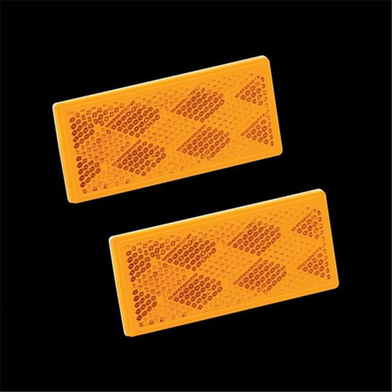 BARGMAN 7471181 Reflector Rectangular Amber 3 - 0. 25 x 1 - 50 inch ...