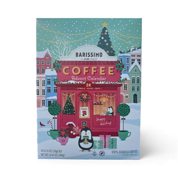BARISSIMO Coffee Advent Calendar Single Serve Cups, 24 Count 2025 ...