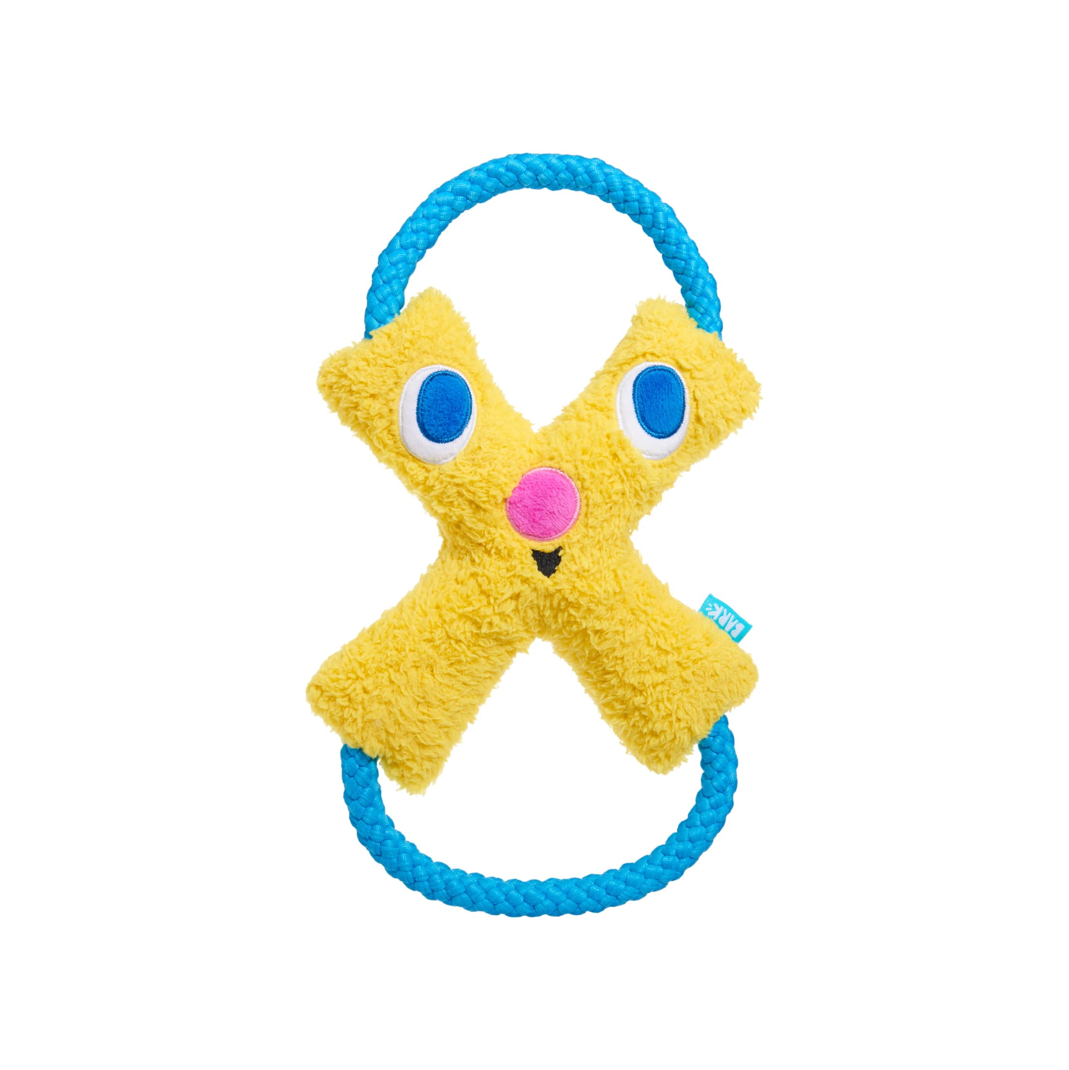 BARK Jinxie Blue Yellow Play Pal Buddy Plush Dog Toy, All Size Dogs ...
