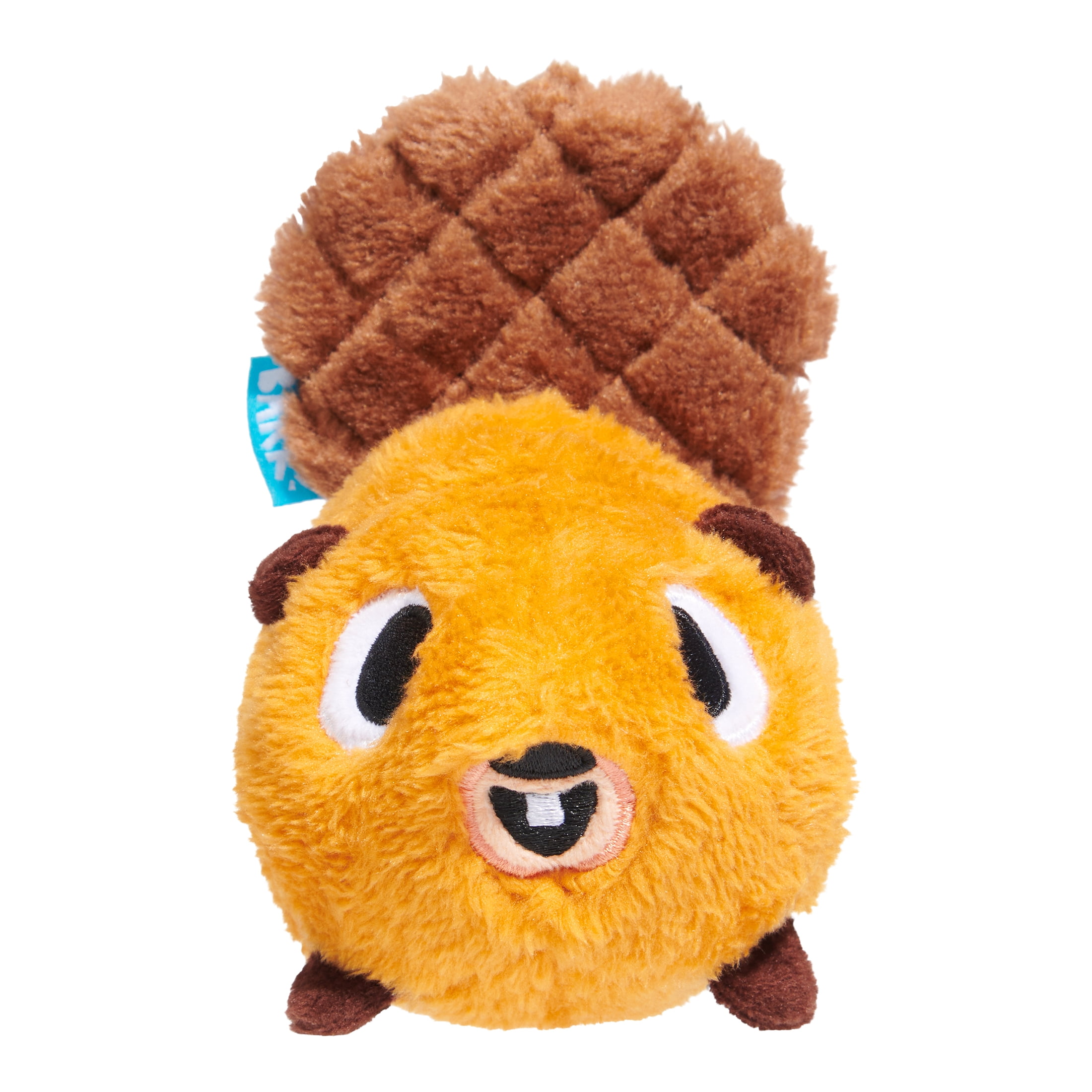 BARK Plush Dam Daniel Beaver Dog Toy, Brown, for Small and Medium Dog ...