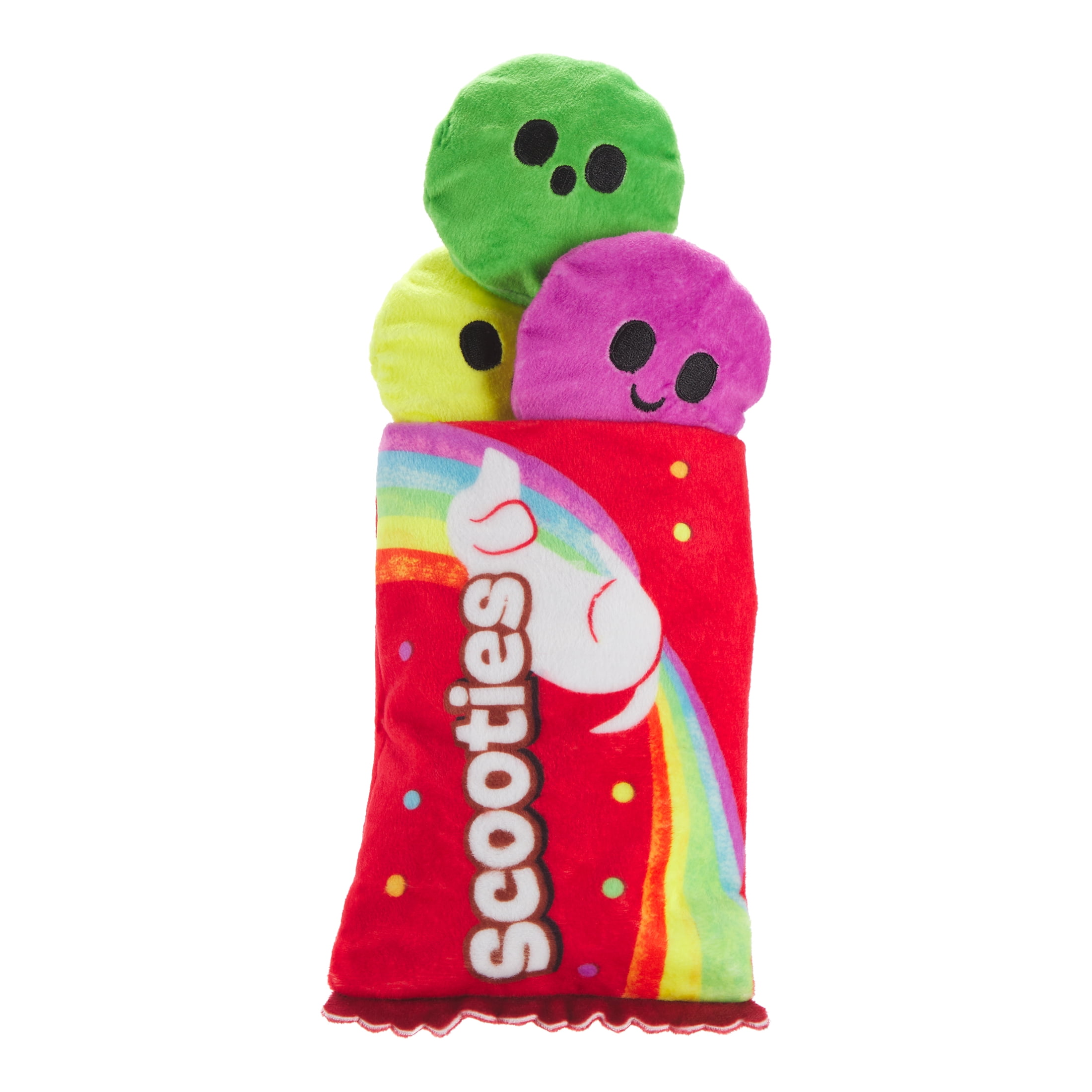 BARK Scooties Halloween Candy Dog Toy, Crazy Crinkle, 4 Squeakers ...