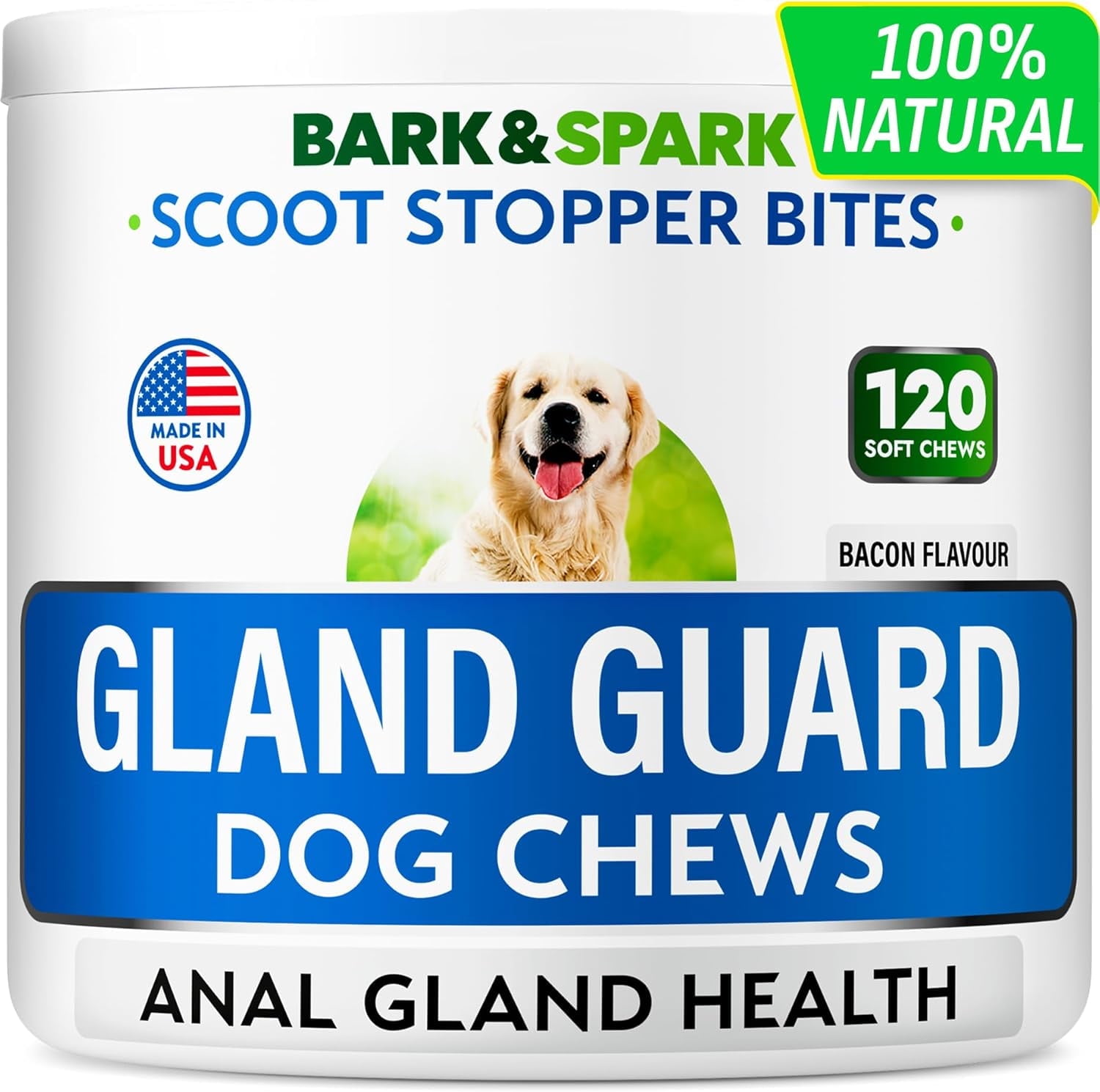BARK&Spark Gland Guard - Anal Gland Support - Scoot Treatment ...