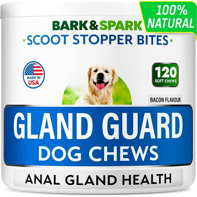 BARK&Spark Gland Guard - Anal Gland Support - Scoot Treatment ...