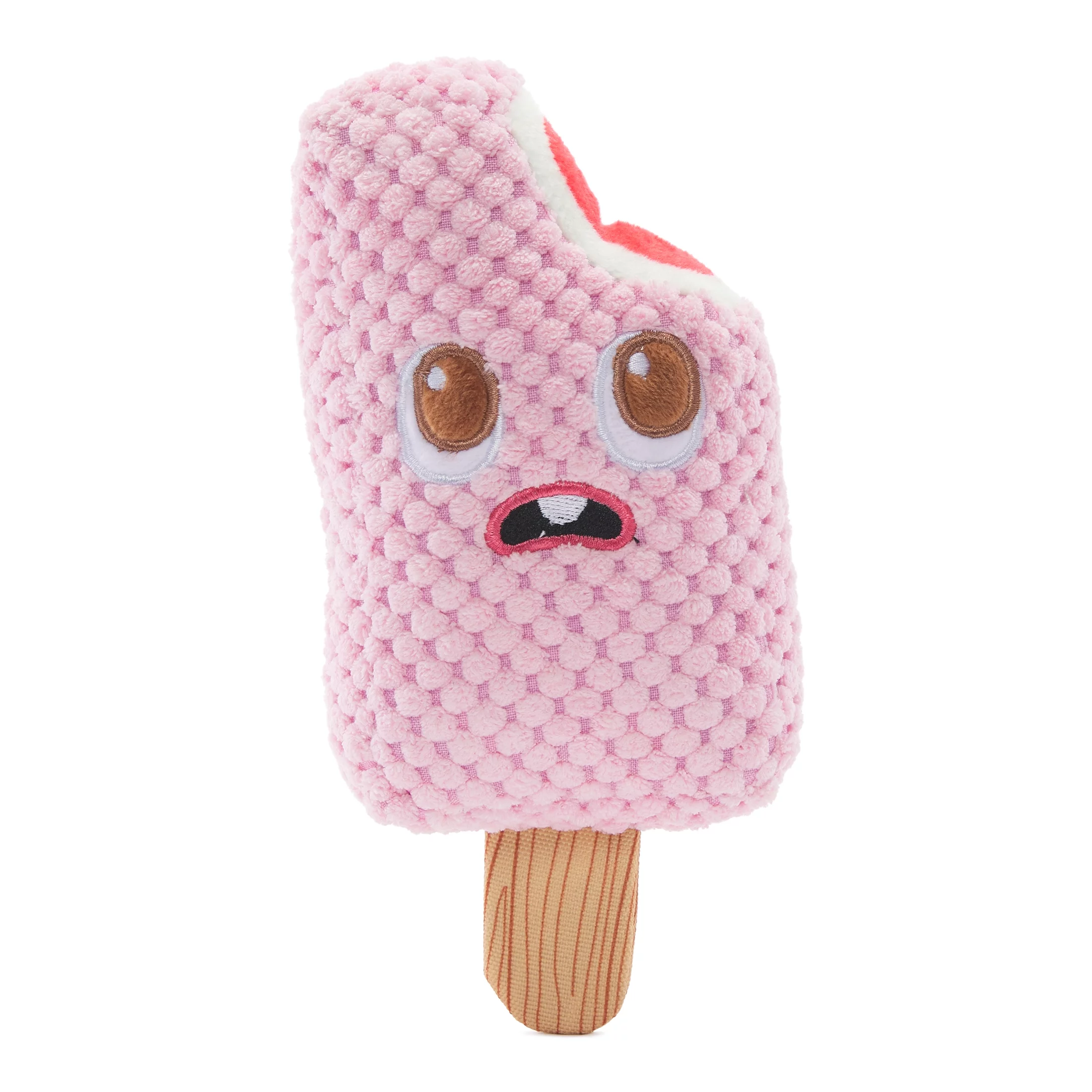 BARK Strawberry Snortcake Yankee Doodle Dog Toy, Packed with Fluff ...