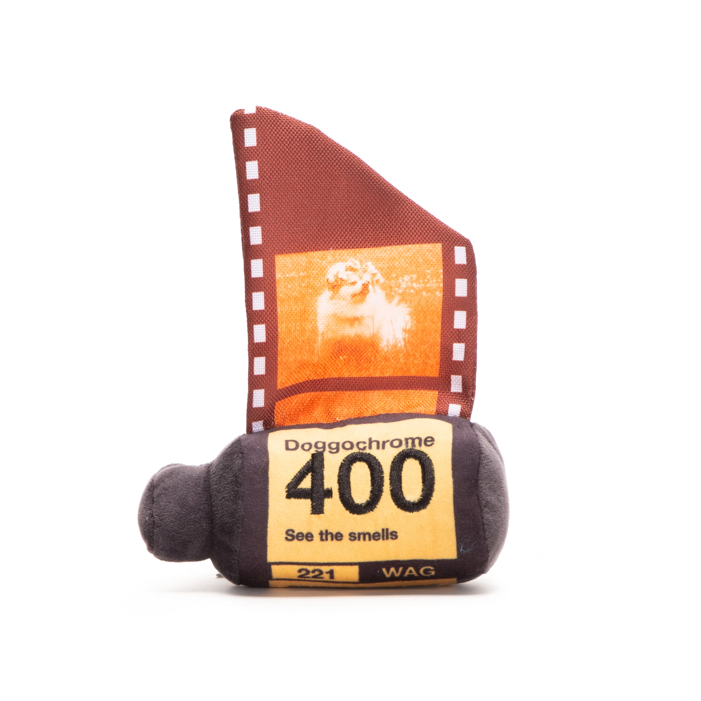 BARK Stuffed Plush Dog Toy - Doggochrome Film Role - Walmart.com