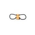 BARK Super Chewer Durable Tug & Chew Dog Toy with Tough Rope, Cheese ...