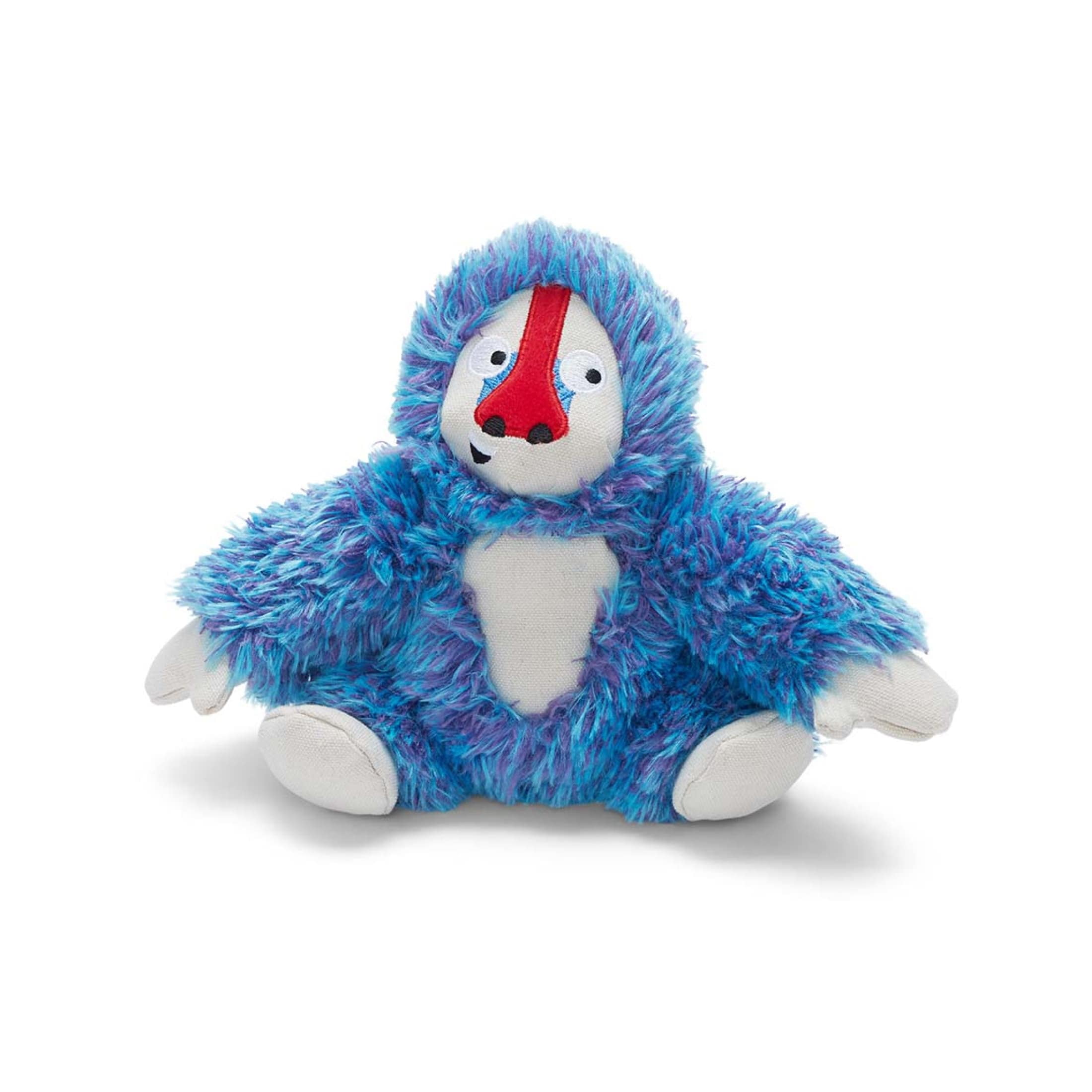 BARK Zeke The Cheeky Monkey Blue White Monkey Dog Toy All Sizes ...