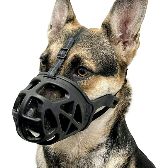 BARKLESS Dog Muzzle Basket Muzzle for Biting Chewing and Scavenging ...