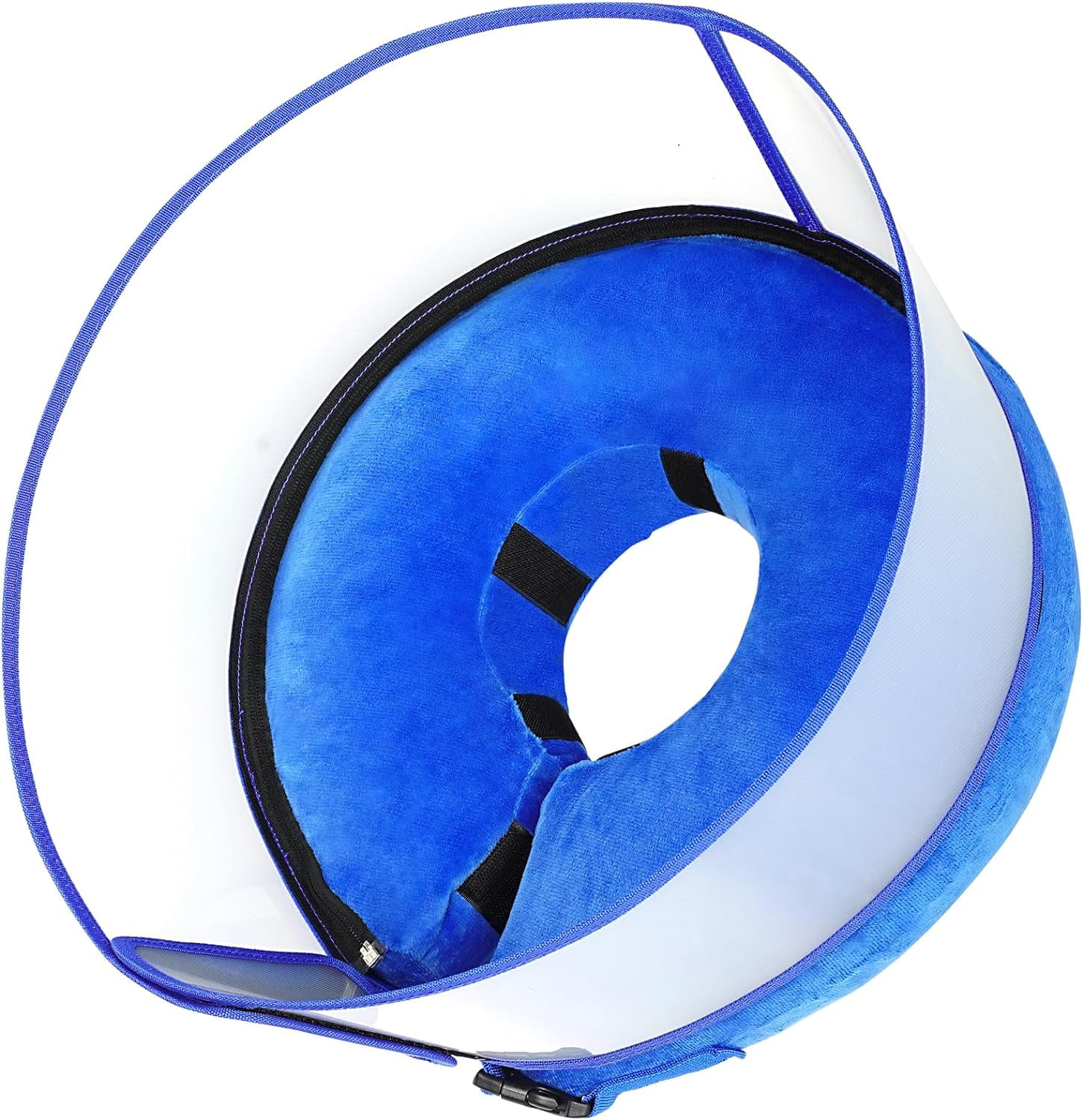 BARKLESS Inflatable Dog Cone, Soft Dog Donut Collar After Surgery, 2-in ...