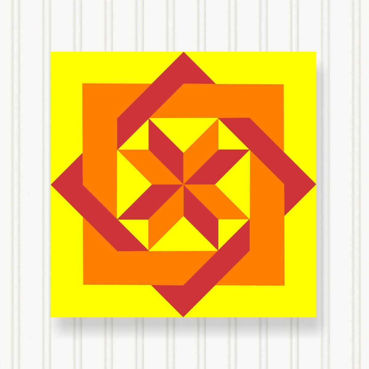 BARN QUILT Block, 7 Beautiful Sizes, Wall Art Decor, Barn Quilt Sign ...