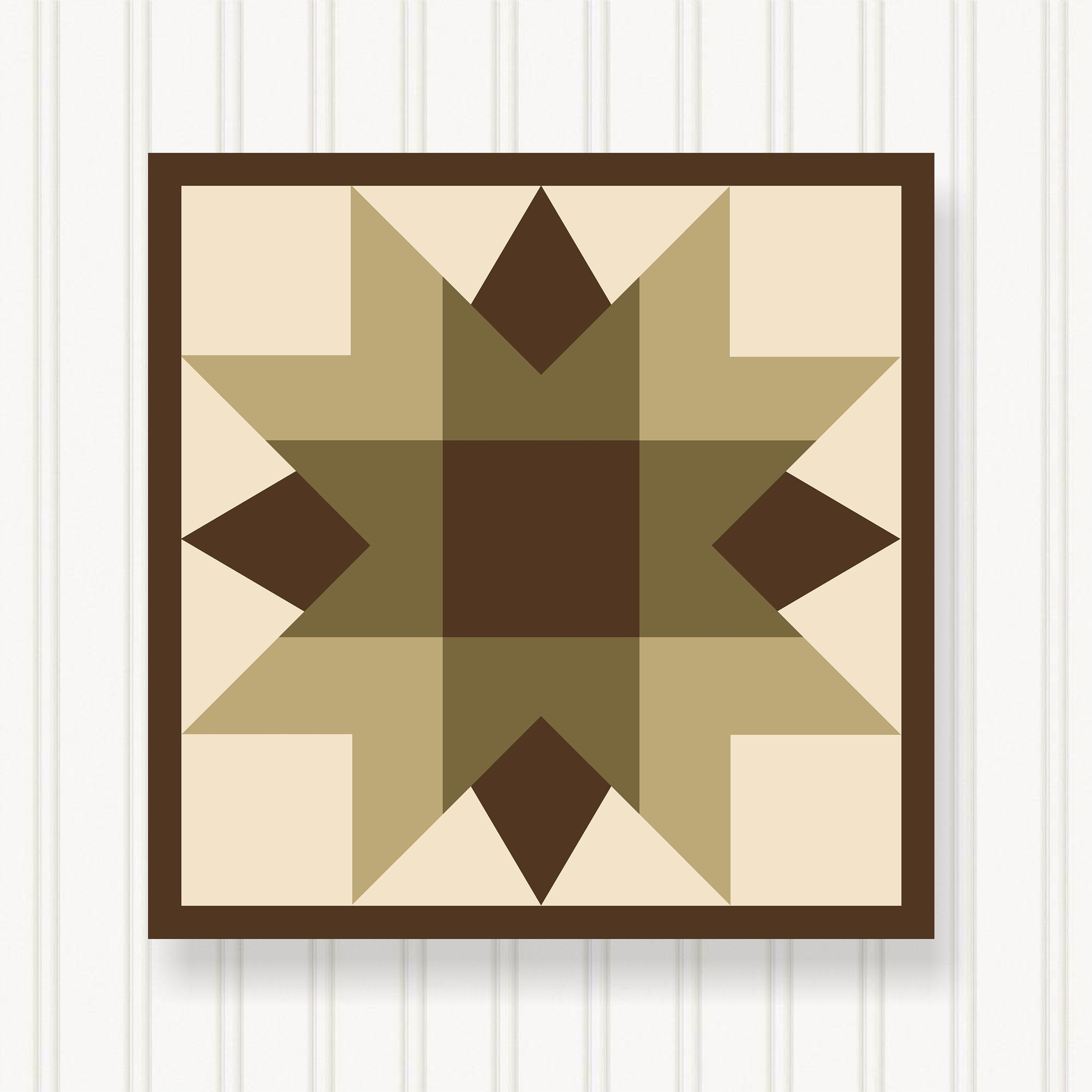 BARN QUILT Block,, 7 Beautiful Sizes, Wall Art Decor, Barn Quilt Sign ...