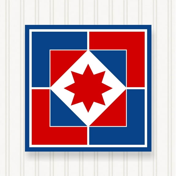 BARN QUILT Block,, 7 Beautiful Sizes, Wall Art Decor, Barn Quilt Sign ...