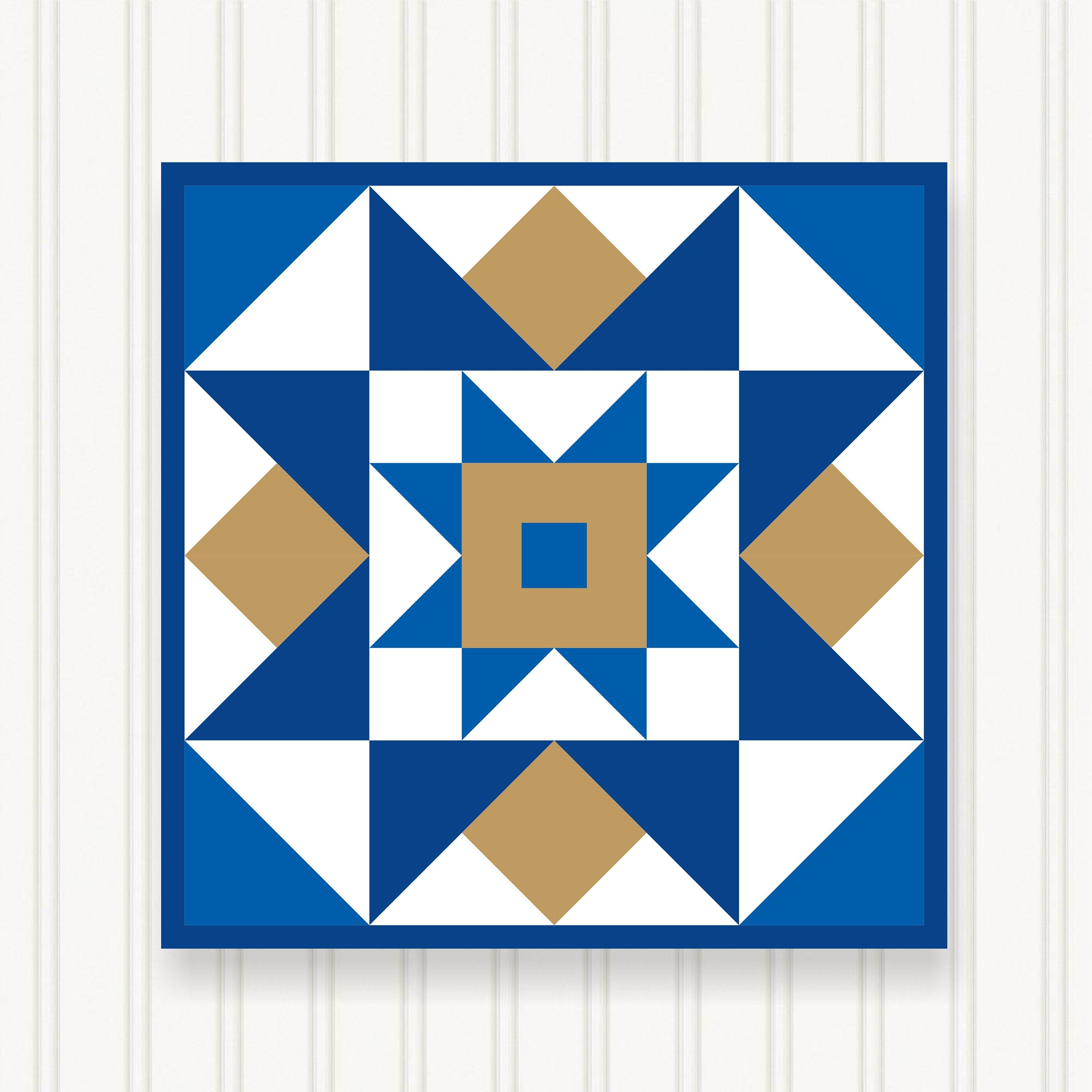 BARN QUILT Block, 7 Beautiful Sizes, Wall Art Decor, Barn Quilt Sign ...