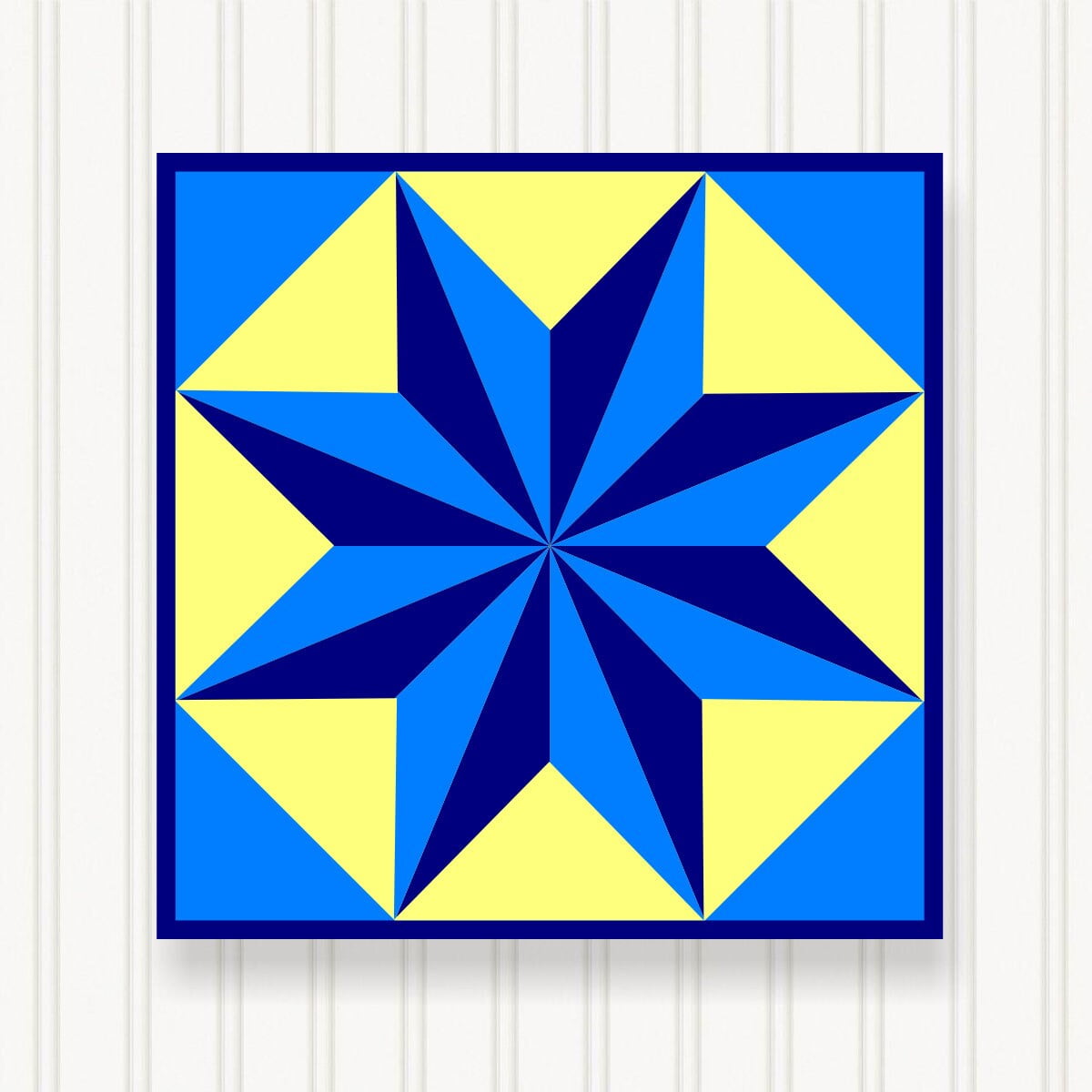 BARN QUILT Block,, 7 Beautiful Sizes, Wall Art Decor, Barn Quilt Sign ...
