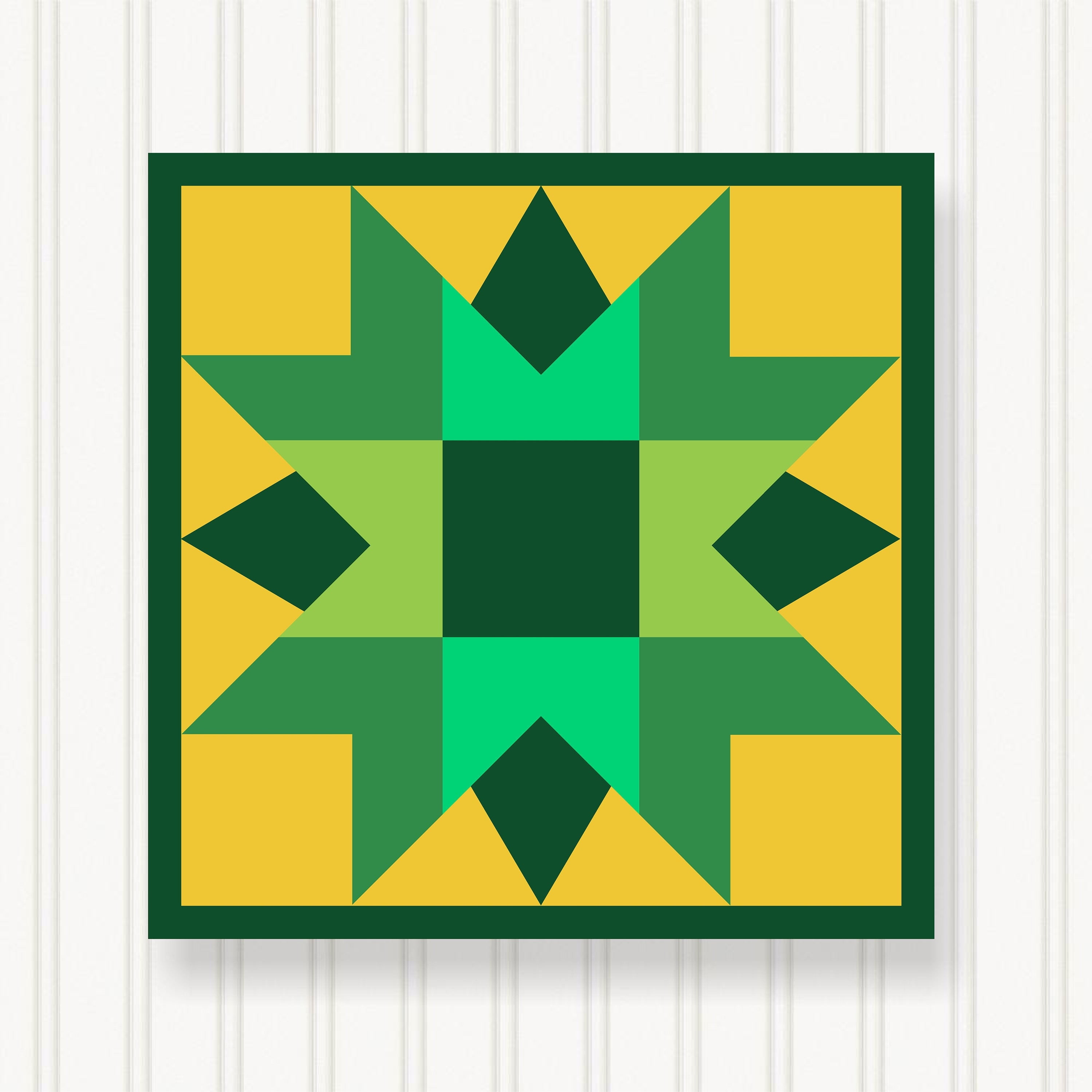 BARN QUILT Block, 7 Beautiful Sizes, Wall Art Decor, Barn Quilt Sign ...