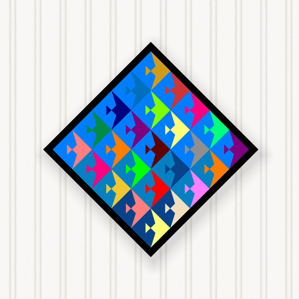 BARN QUILT Block,, 7 Beautiful Sizes, Wall Art Decor, Barn Quilt Sign ...