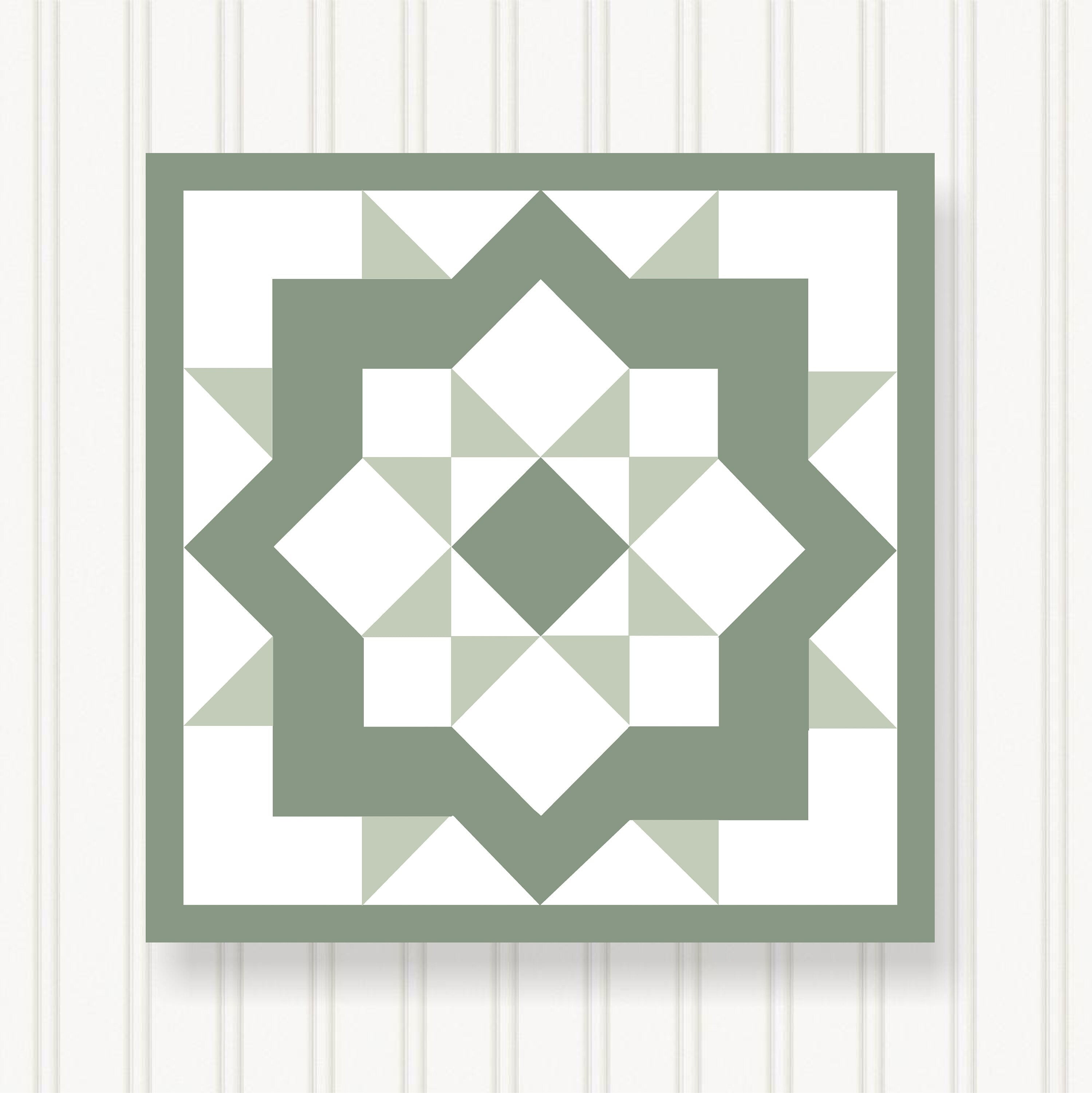 BARN QUILT Block,, 7 Beautiful Sizes, Wall Art Decor, Barn Quilt Sign ...