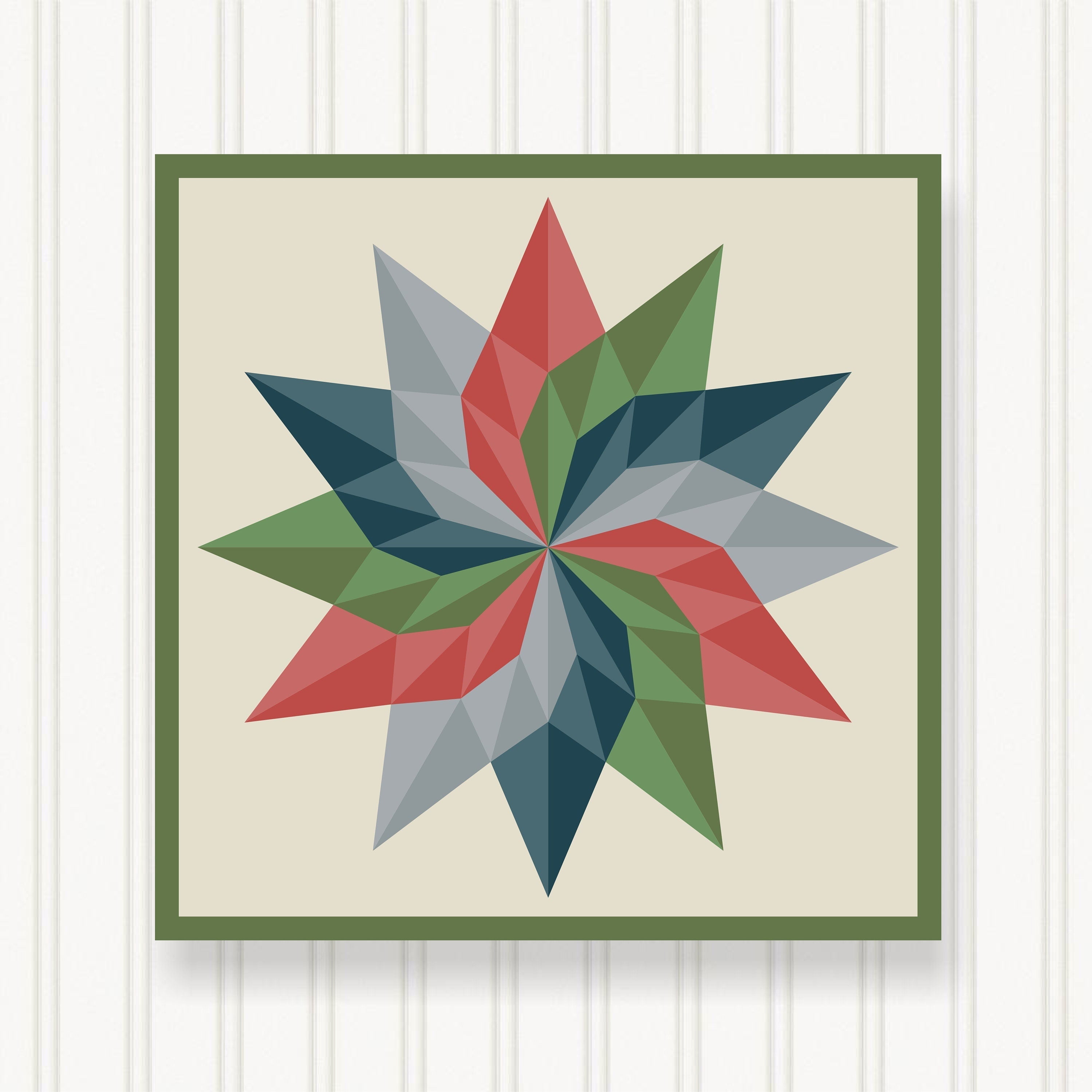 BARN QUILT Block, 7 Beautiful Sizes, Wall Art Decor, Barn Quilt Sign ...