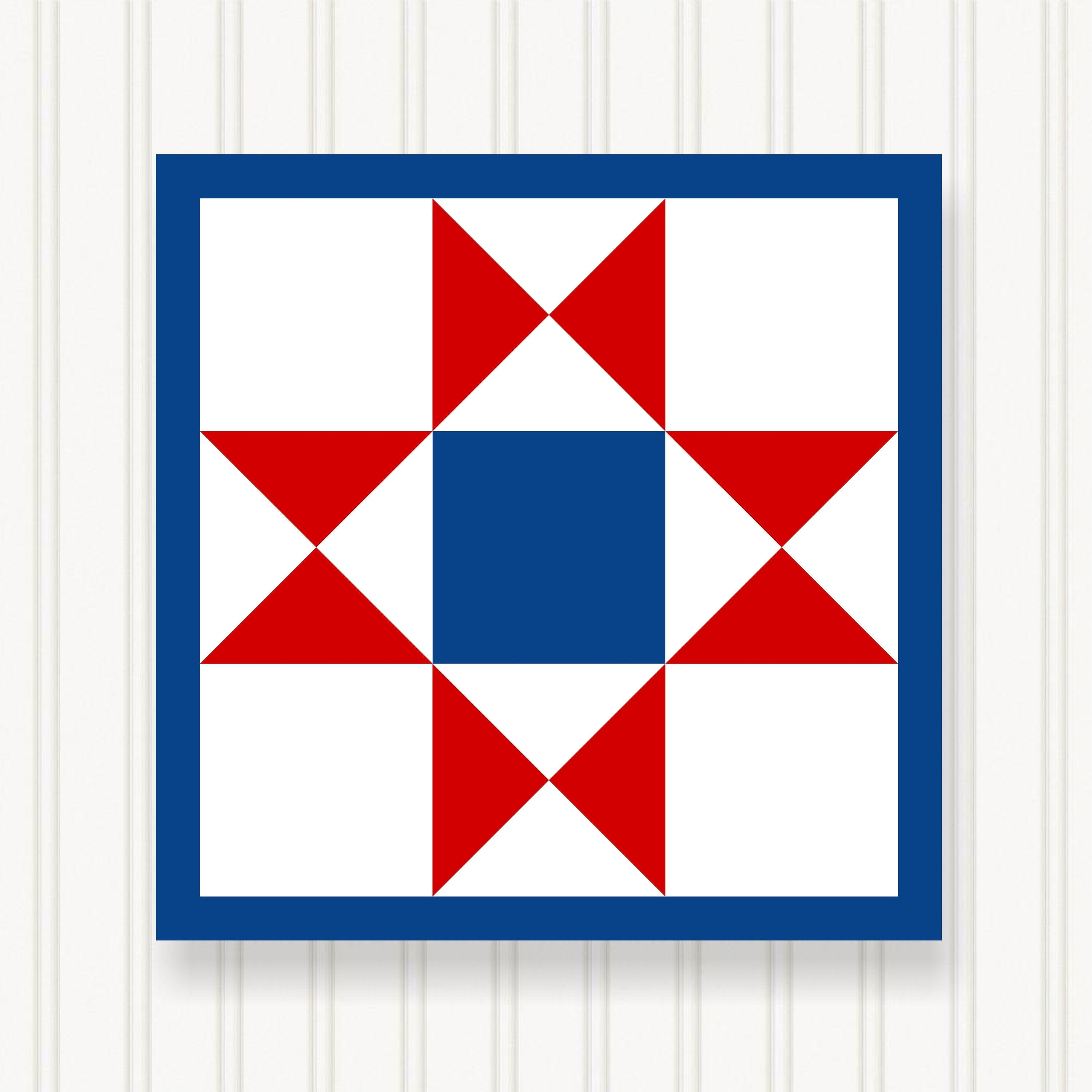 BARN QUILT Block,, 7 Beautiful Sizes, Wall Art Decor, Barn Quilt Sign ...