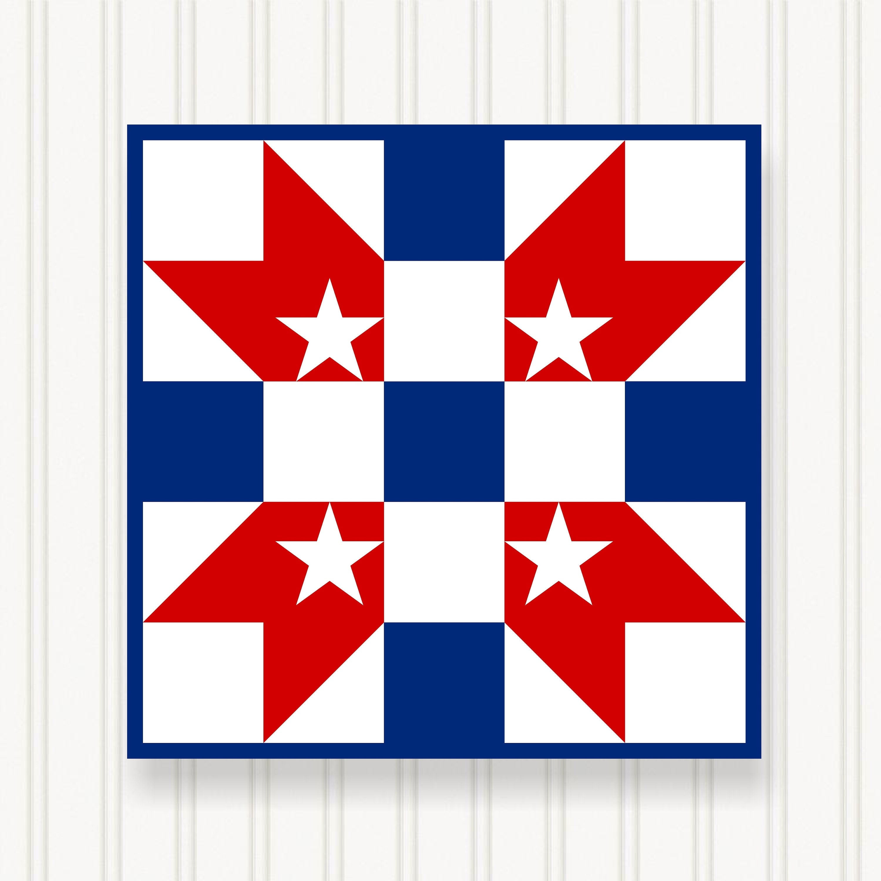 BARN QUILT Block,, 7 Beautiful Sizes, Wall Art Decor, Barn Quilt Sign ...