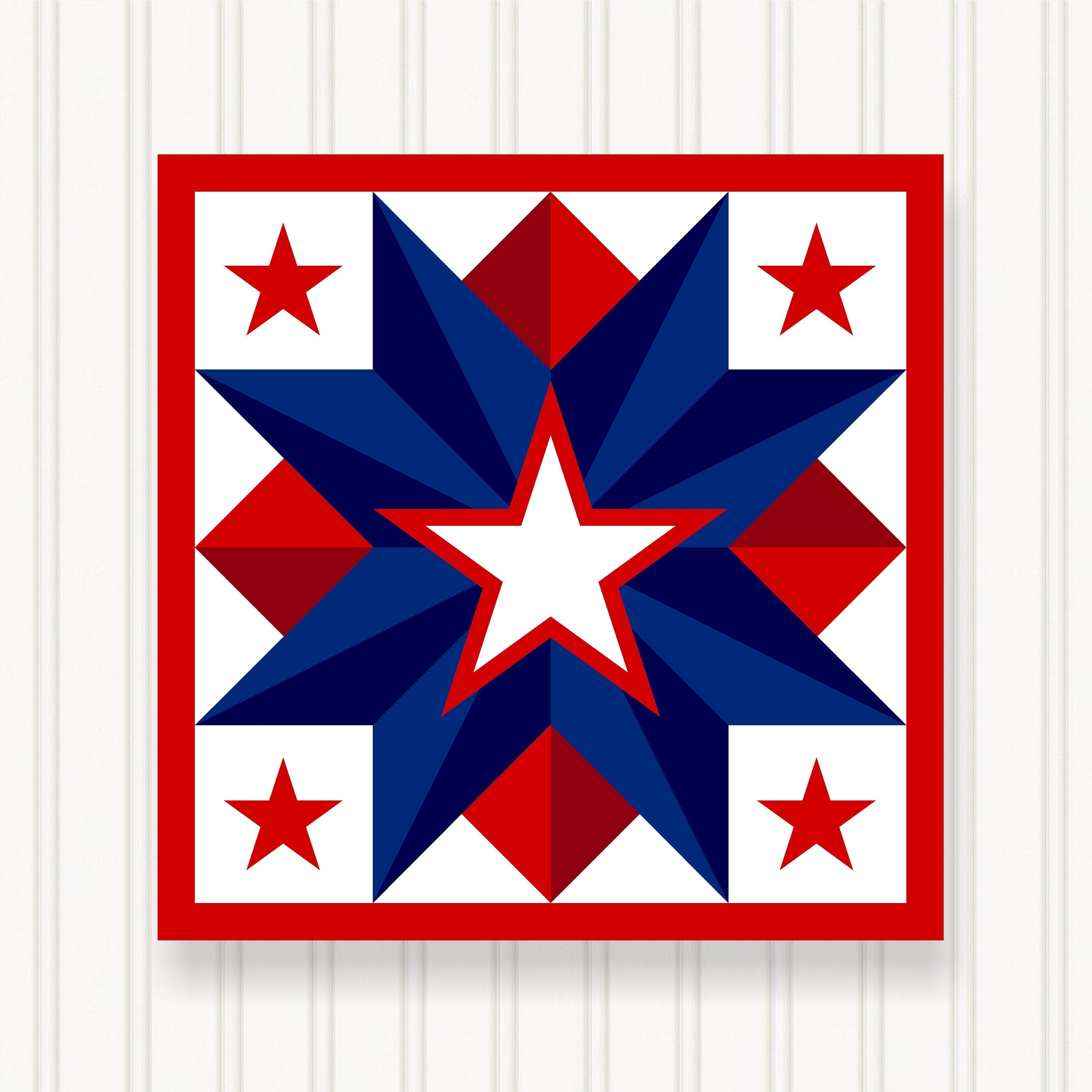 BARN QUILT Block, 7 Beautiful Sizes, Wall Art Decor, Barn Quilt Sign ...