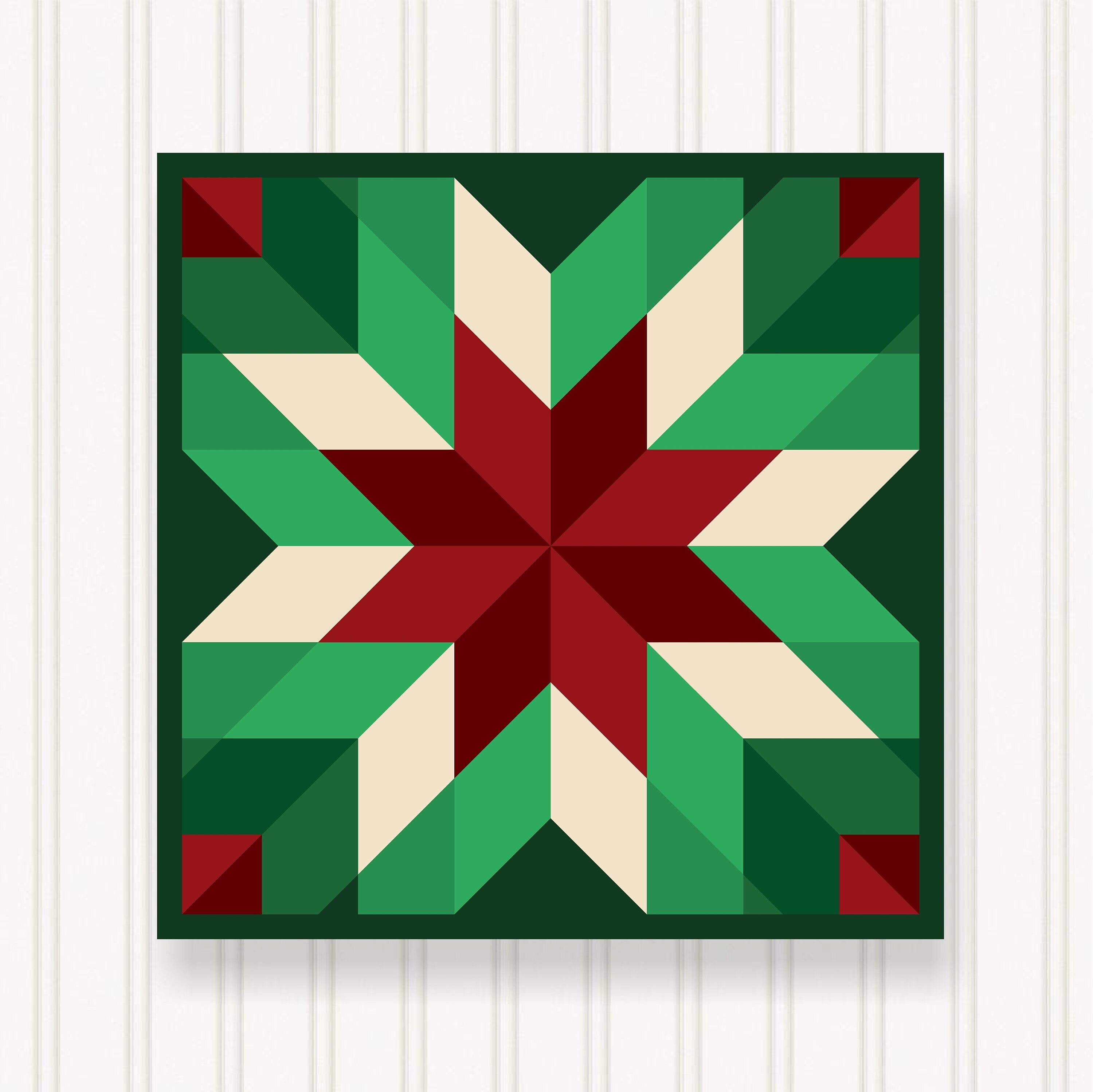 BARN QUILT Block, 7 Beautiful Sizes, Wall Art Decor, Barn Quilt Sign ...