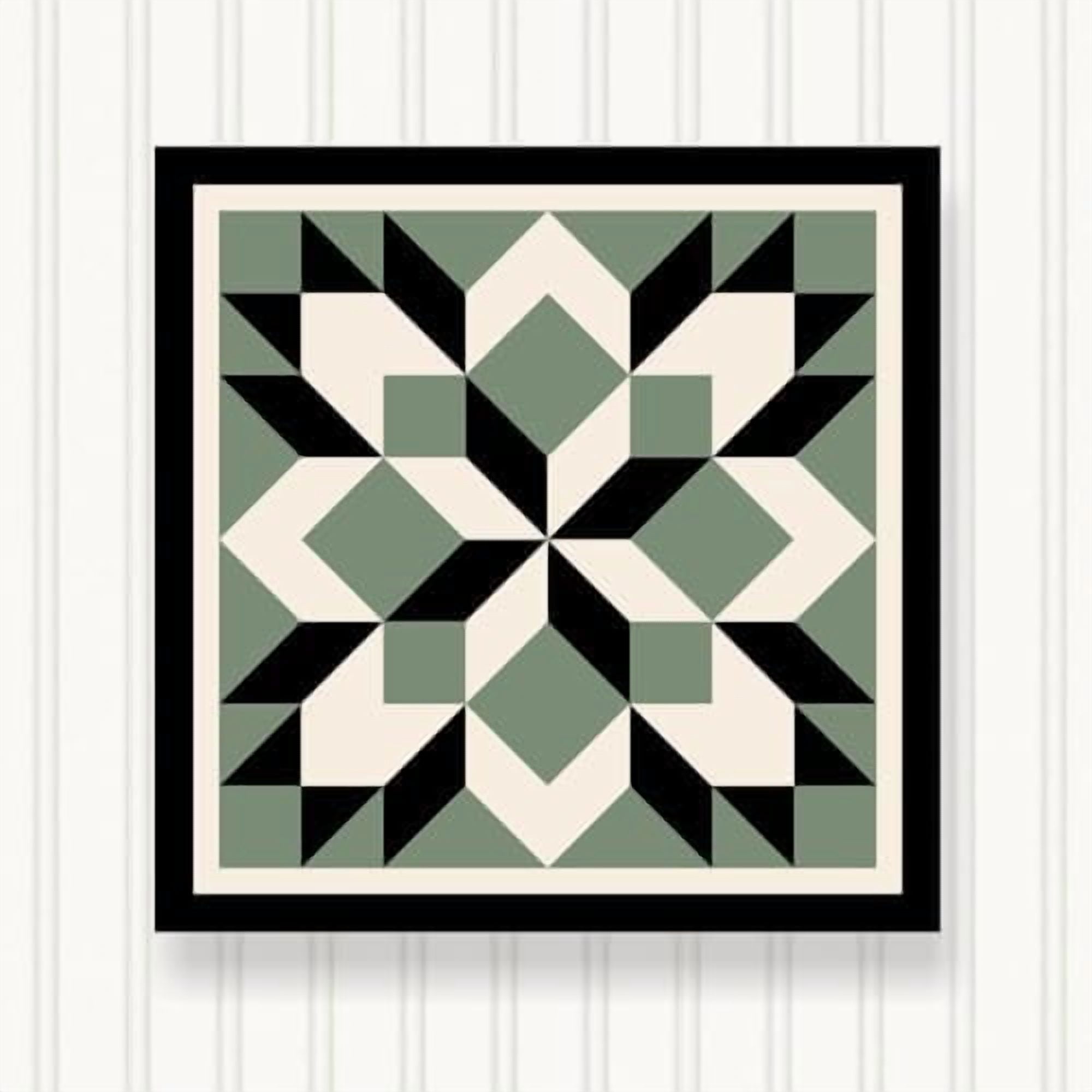 BARN QUILT Block, Beautiful Outdoor or Indoor Square, 7 Sizes, Wall Art ...