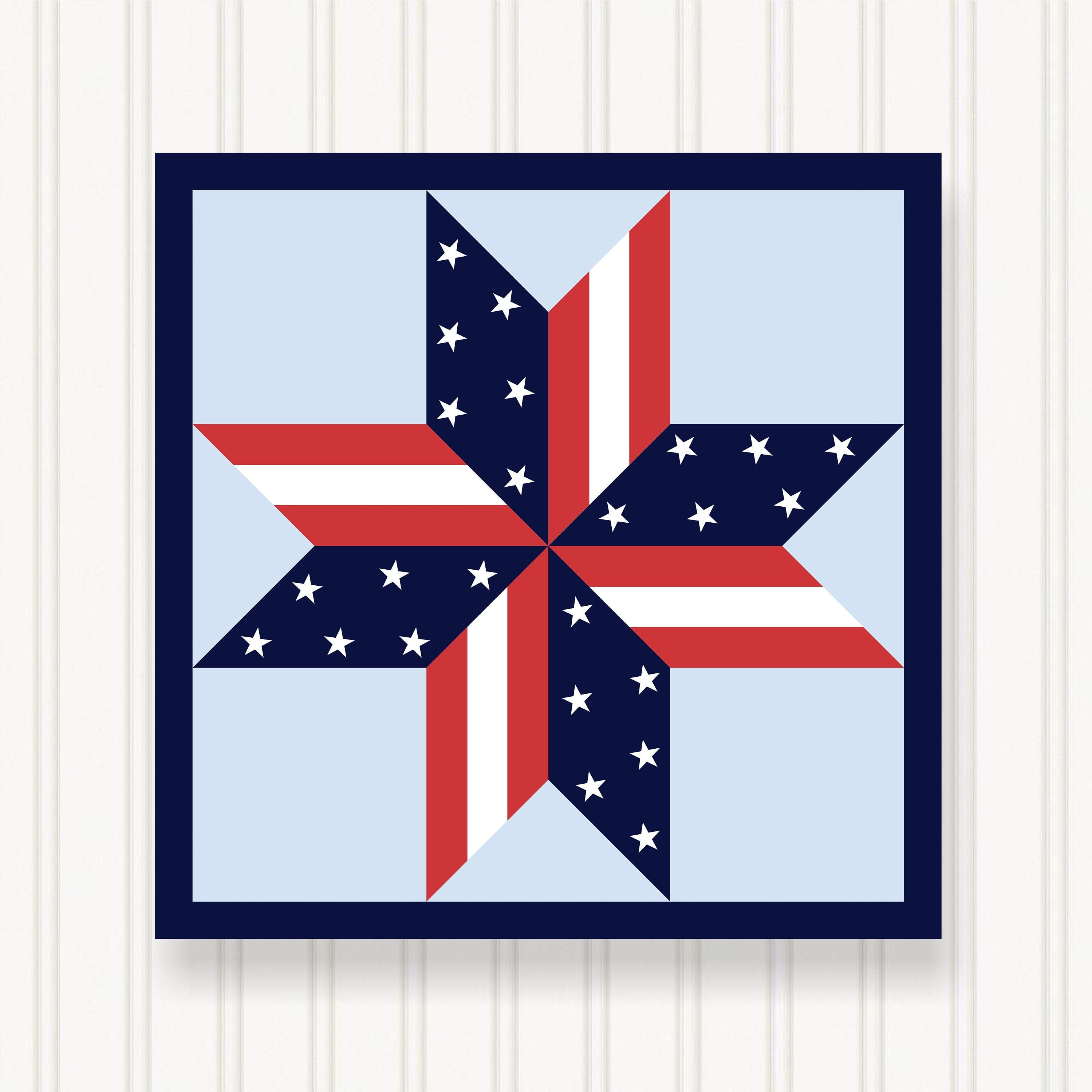 BARN QUILT Outdoor Square Block | 7 Sizes | Outside Pattern | Wall Art ...