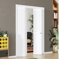 BARNER HOME Half Louvered Bi-Fold Door, Fits 48" x 80" Standdard ...