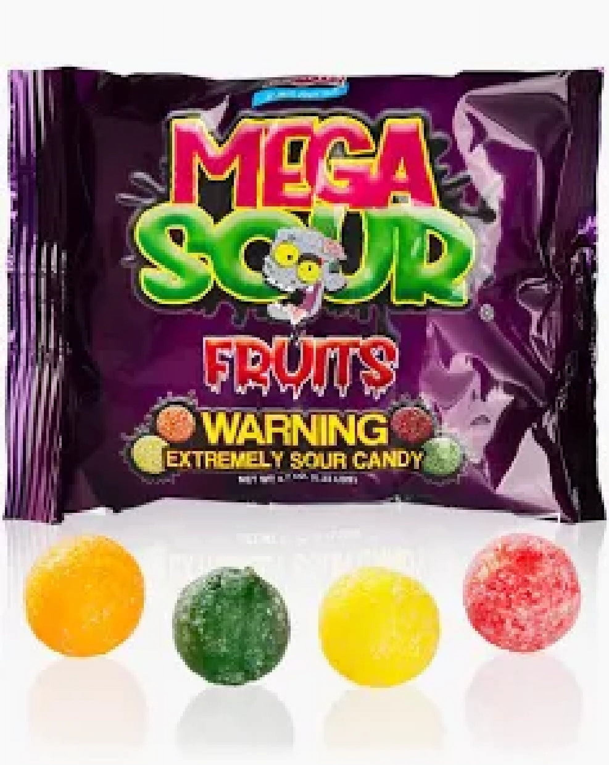 Barnetts Sweet Creations Mega Sour Fruits, 13 Ct, Extremely Sour Candy ...