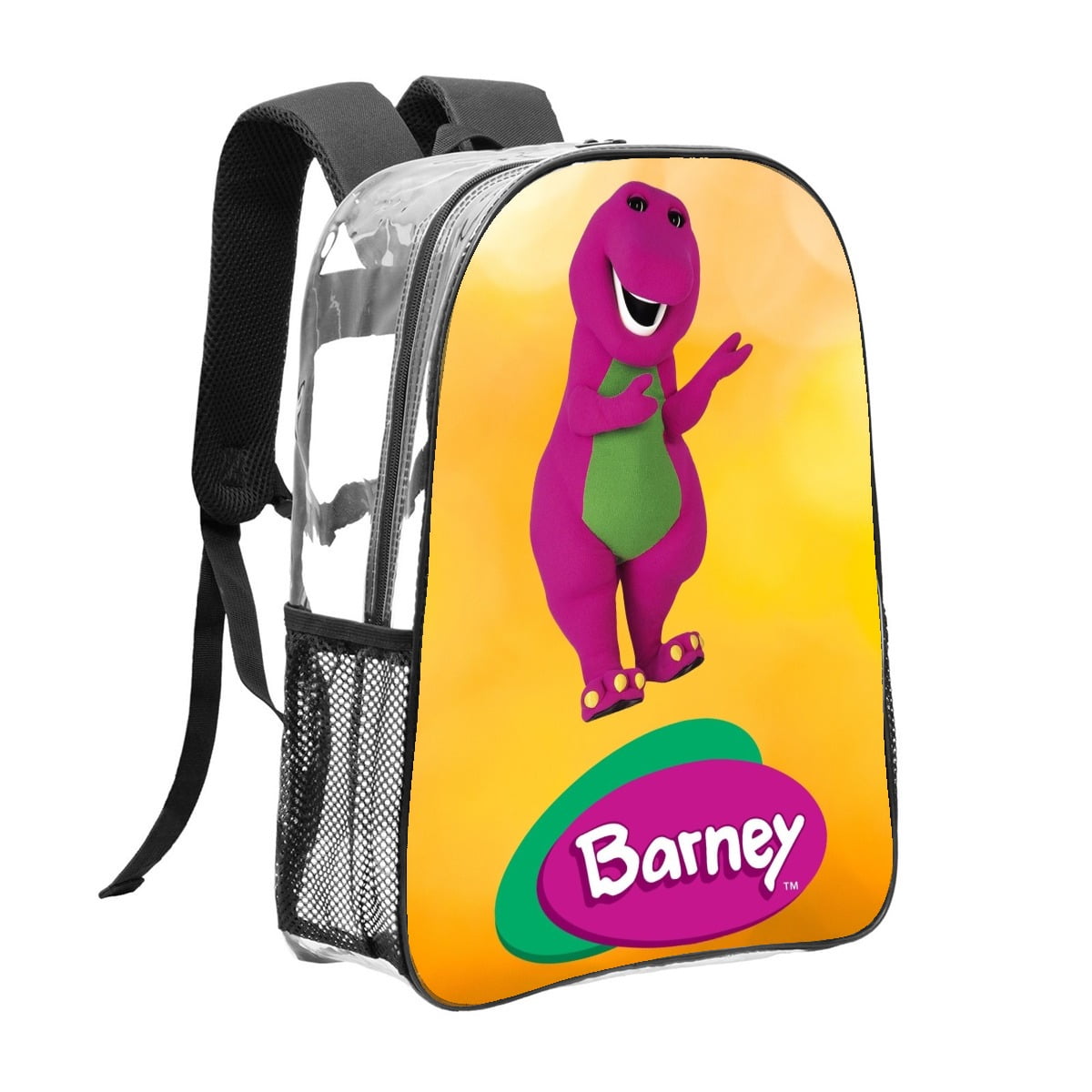 BARNEY AND FRIENDS Pattern Transparent Backpack Lightweight And ...