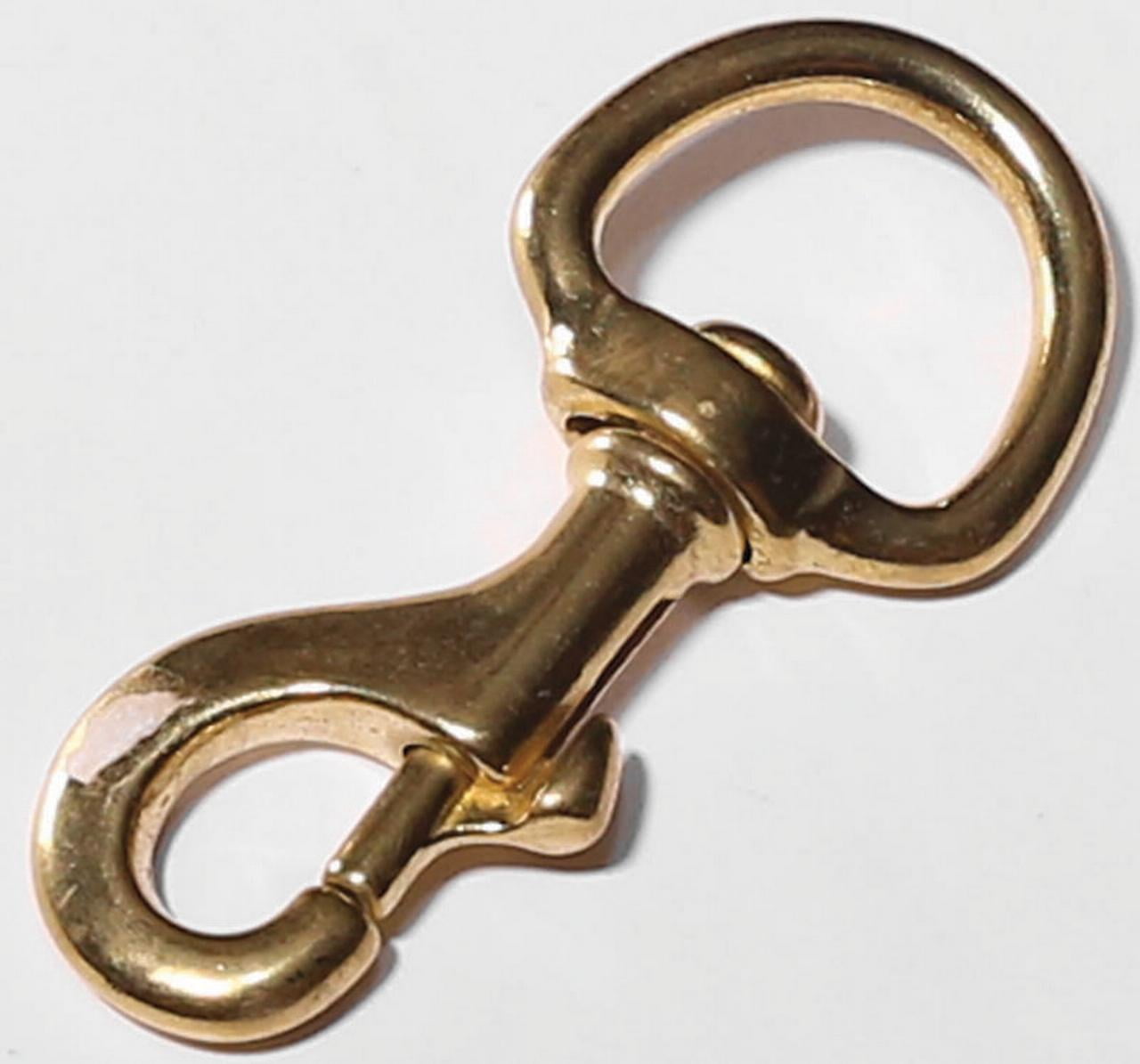 Baron 1-1/4 in. D X 4-7/8 in. L Polished Bronze Bolt Snap 38 lb ...