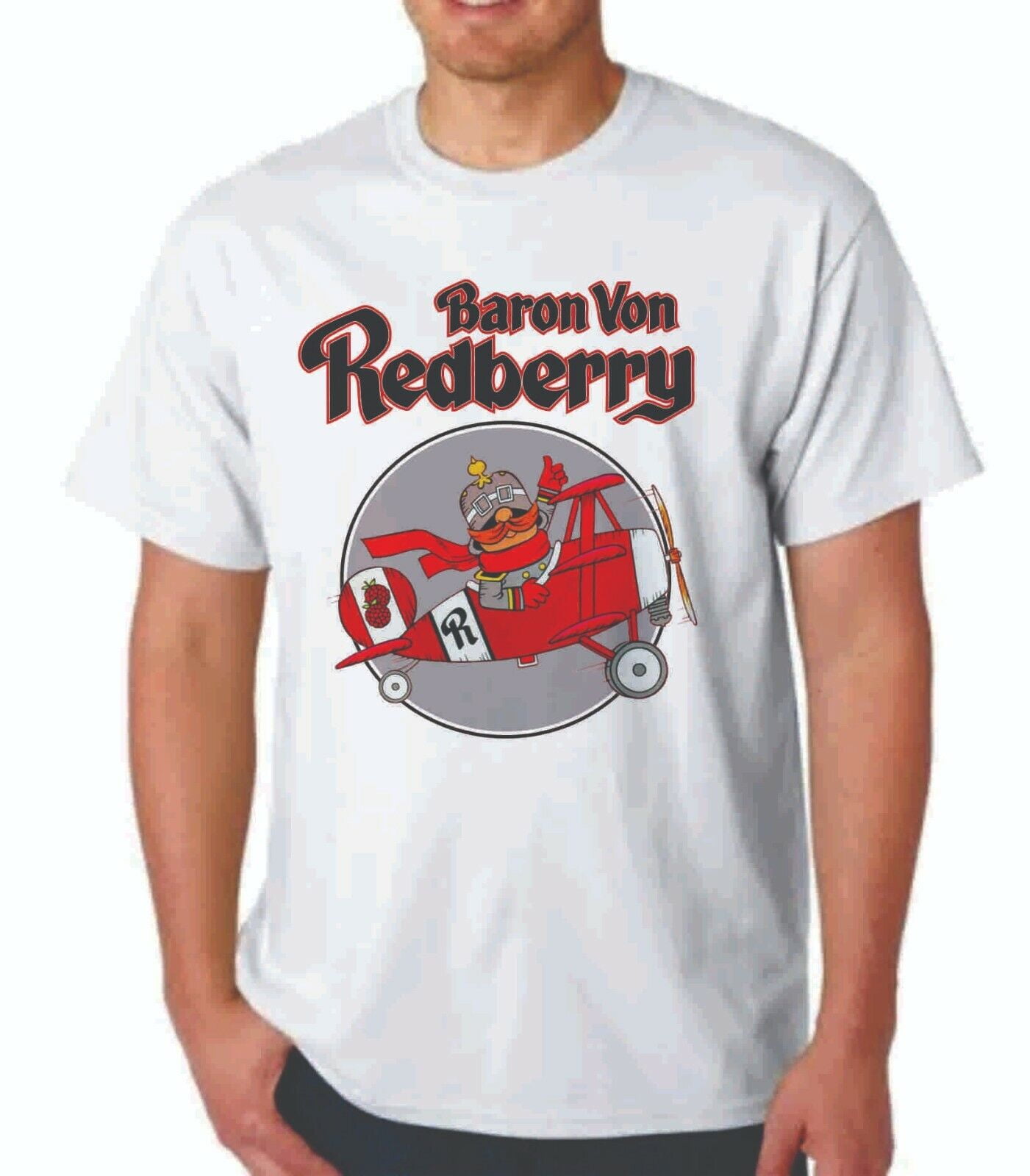 BARON VON REDBERRY CEREAL T-SHIRT / QUAKER GENERAL MILLS HD GRAPHICS ...