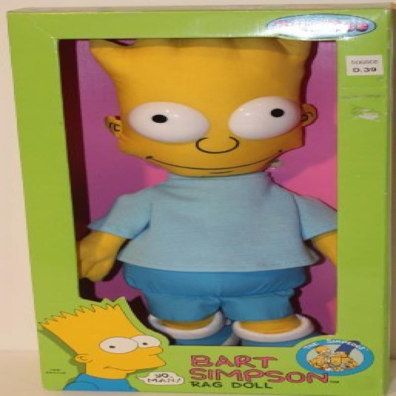 BART SIMPSON (The Simpsons) 16" Collectible Rag Doll, 1990 - Walmart.com