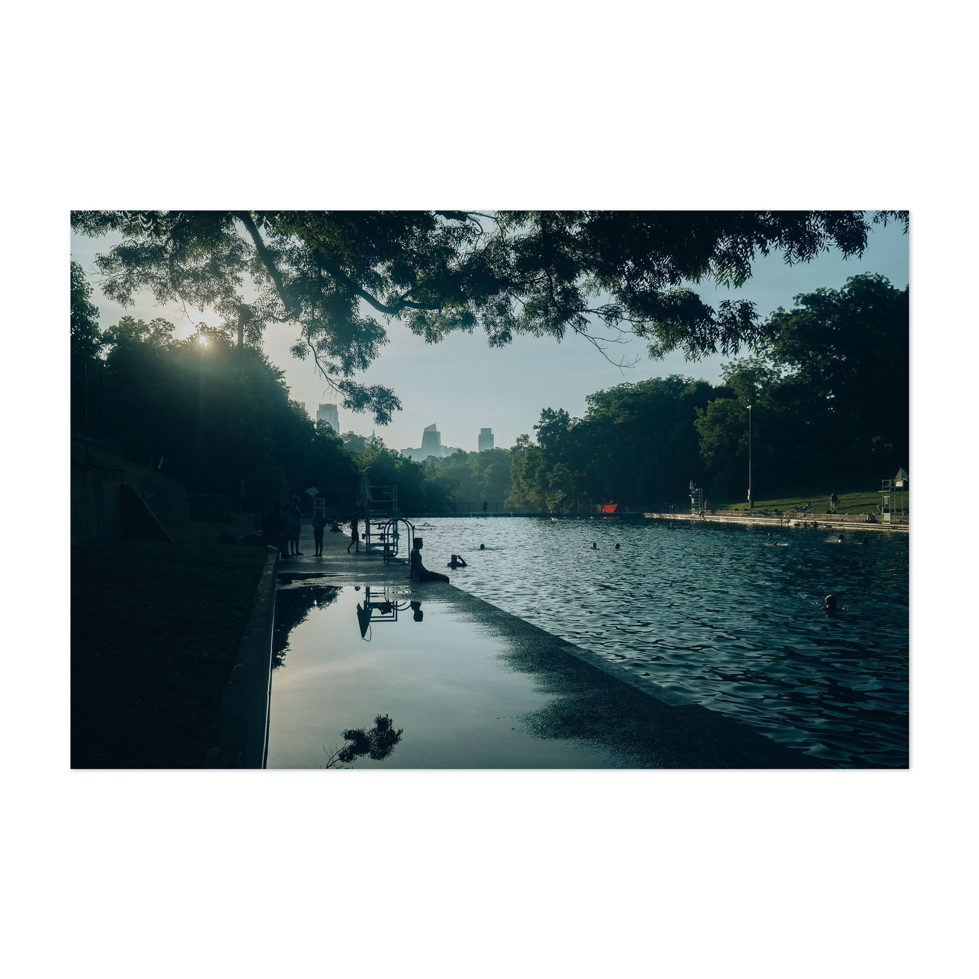 BARTON SPRINGS - Austin Texas Photography Summer Cityscape Skyline ...