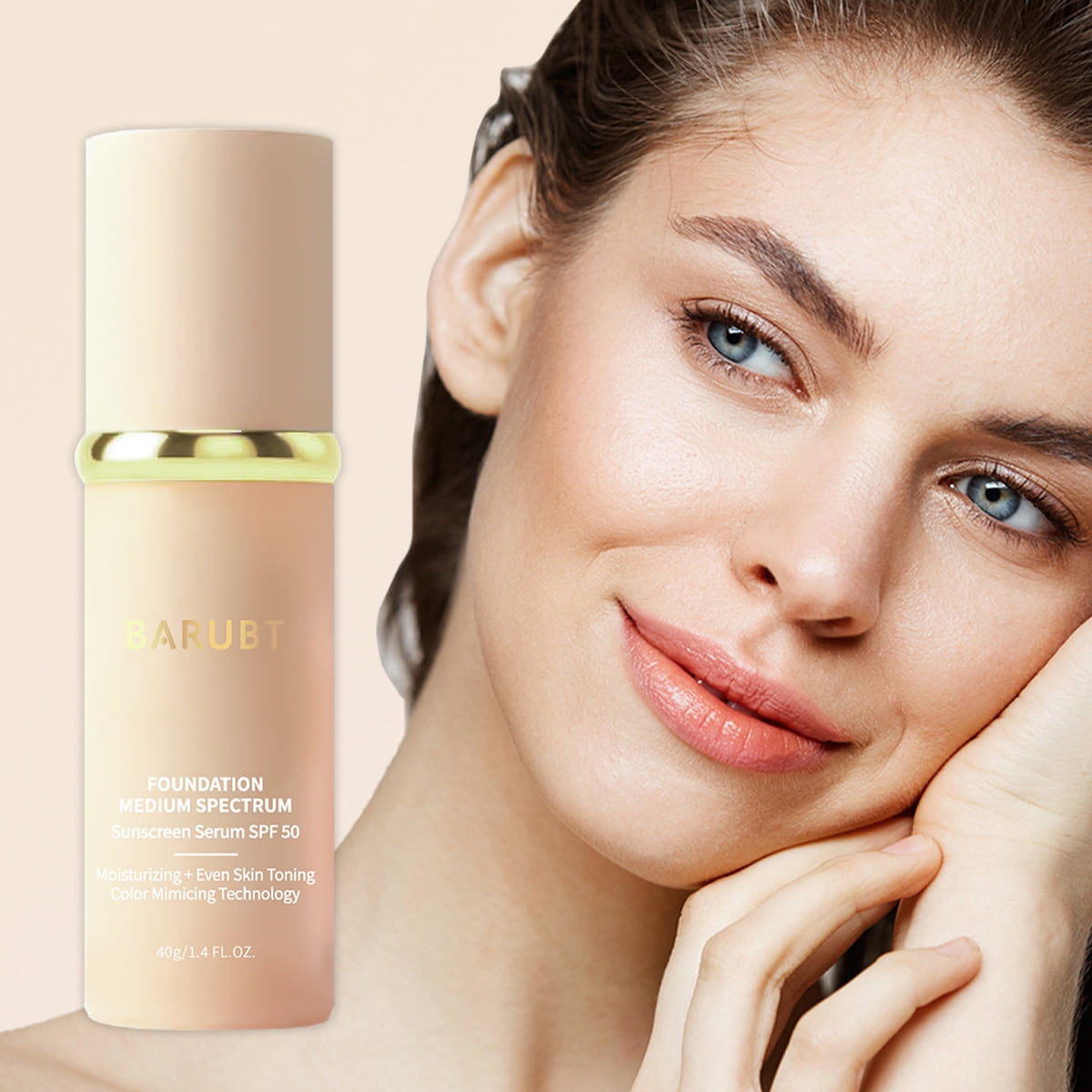 BARUBT Microbial Foundation Stick with SPF50+ - Walmart.com