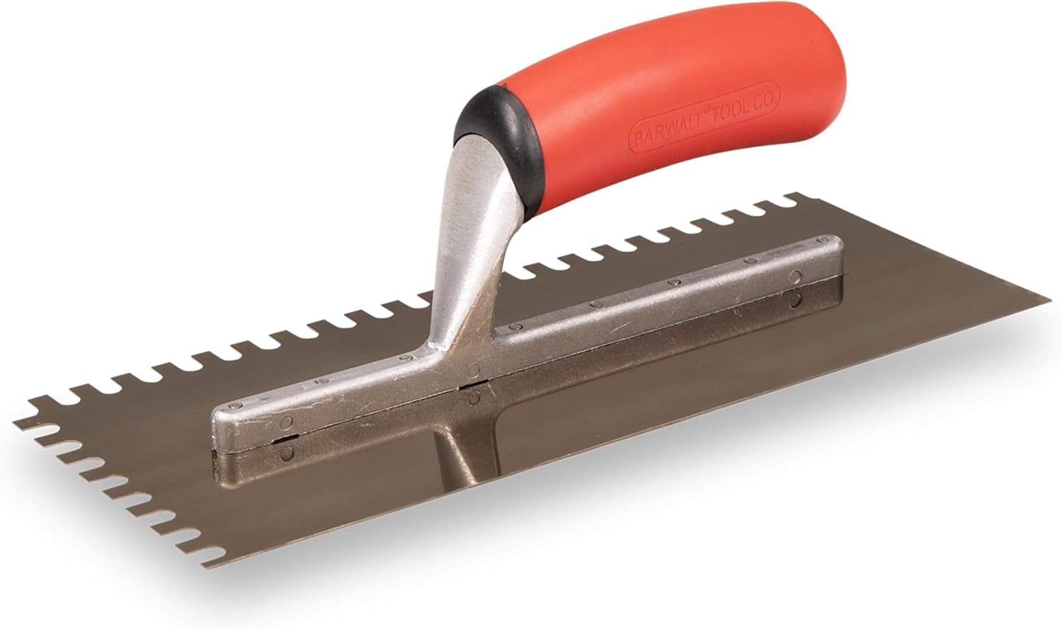 BARWALT Ultrastainless Notched Trowel, U-Shaped 1/4 x 3/8 x 1/4 Inch ...