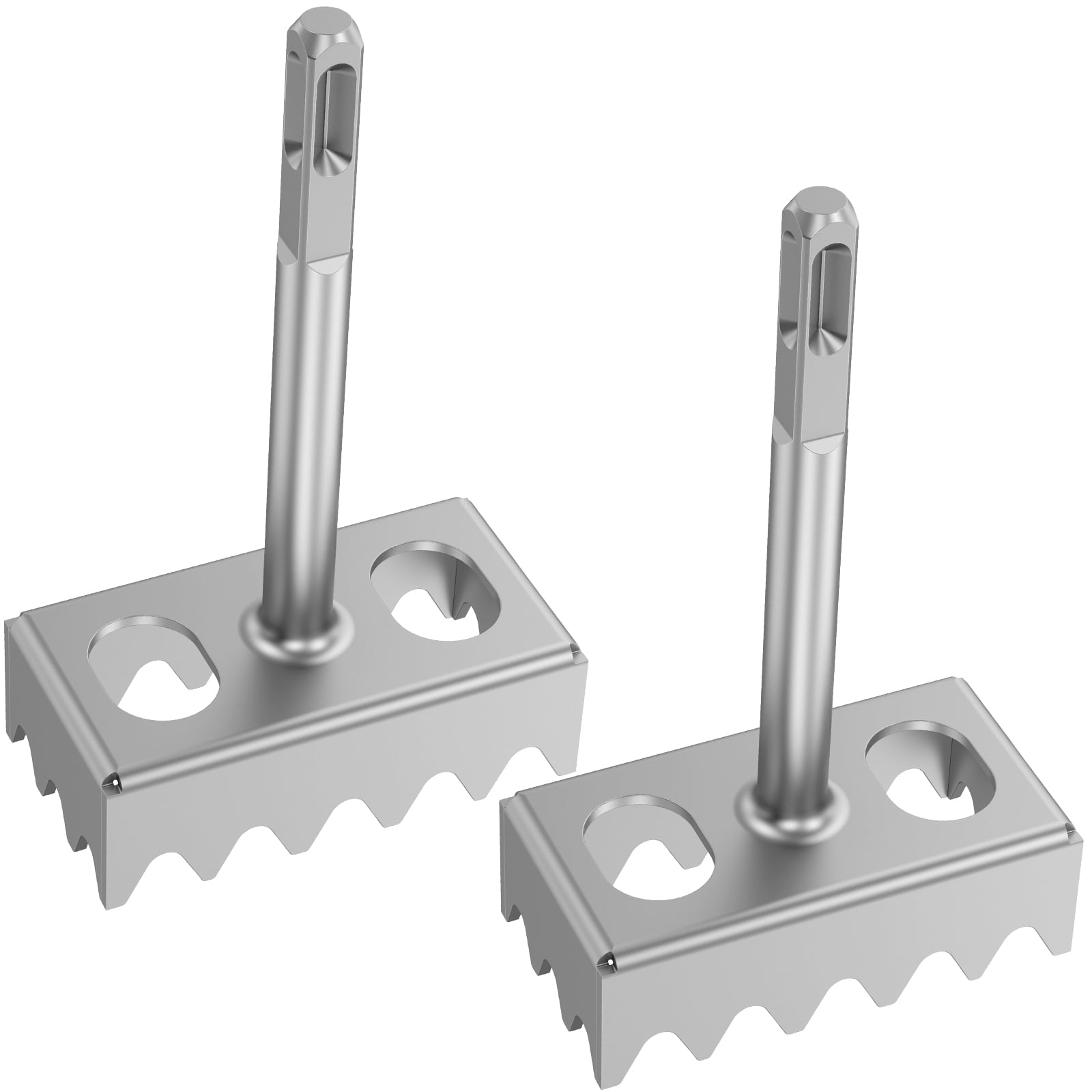 BASCET 1/2Pcs Incisive Steel Square Concrete Hole Punch for SDS Plus ...