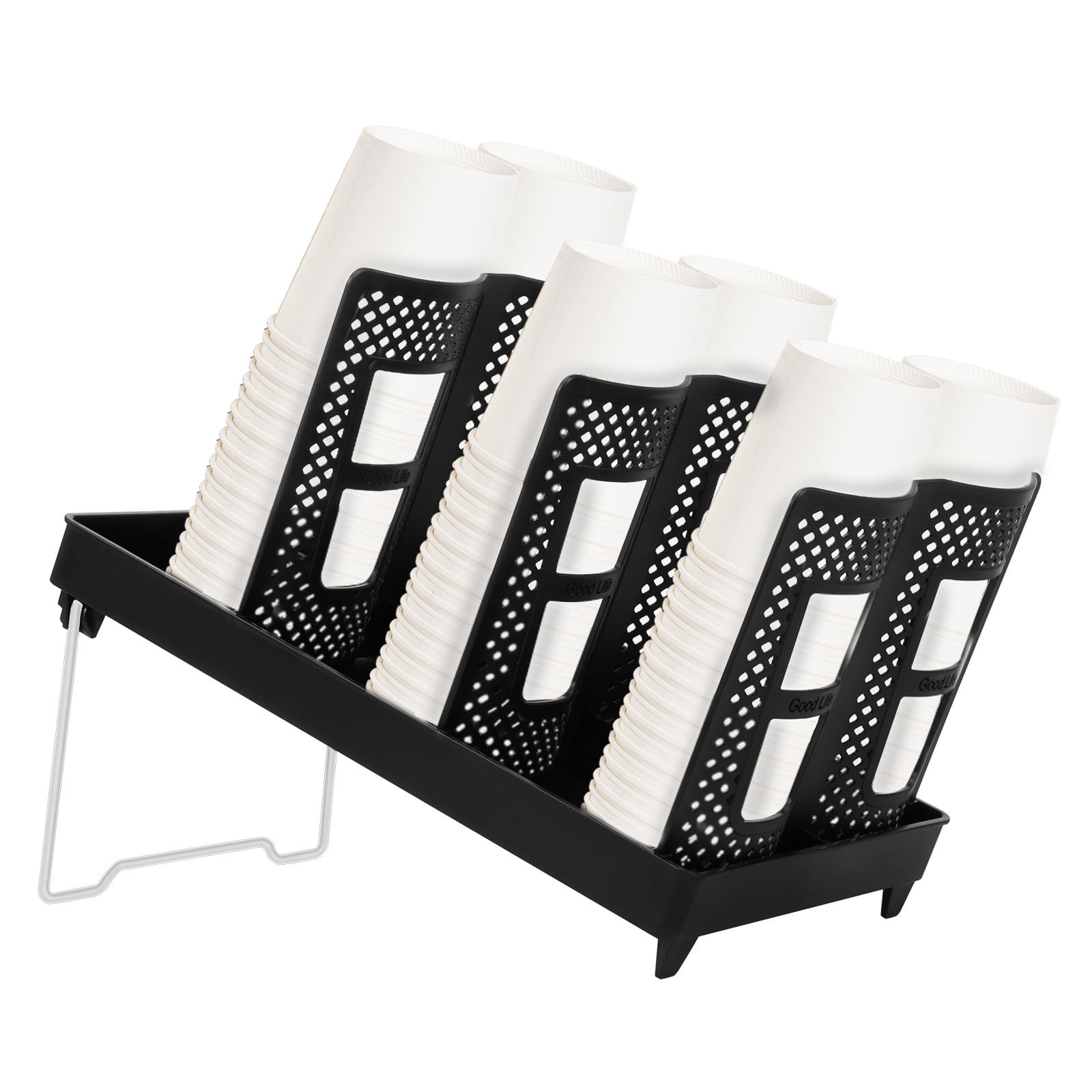 BASCET Cup and Lid Holder Reusable Plastic Coffee Cup Holder Easy to ...