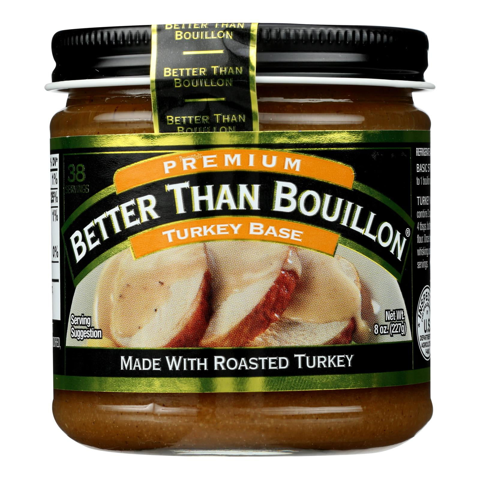 Better Than Bouillon Turkey Base - 8 Oz Jar (Case of 6) - Rich Flavor ...