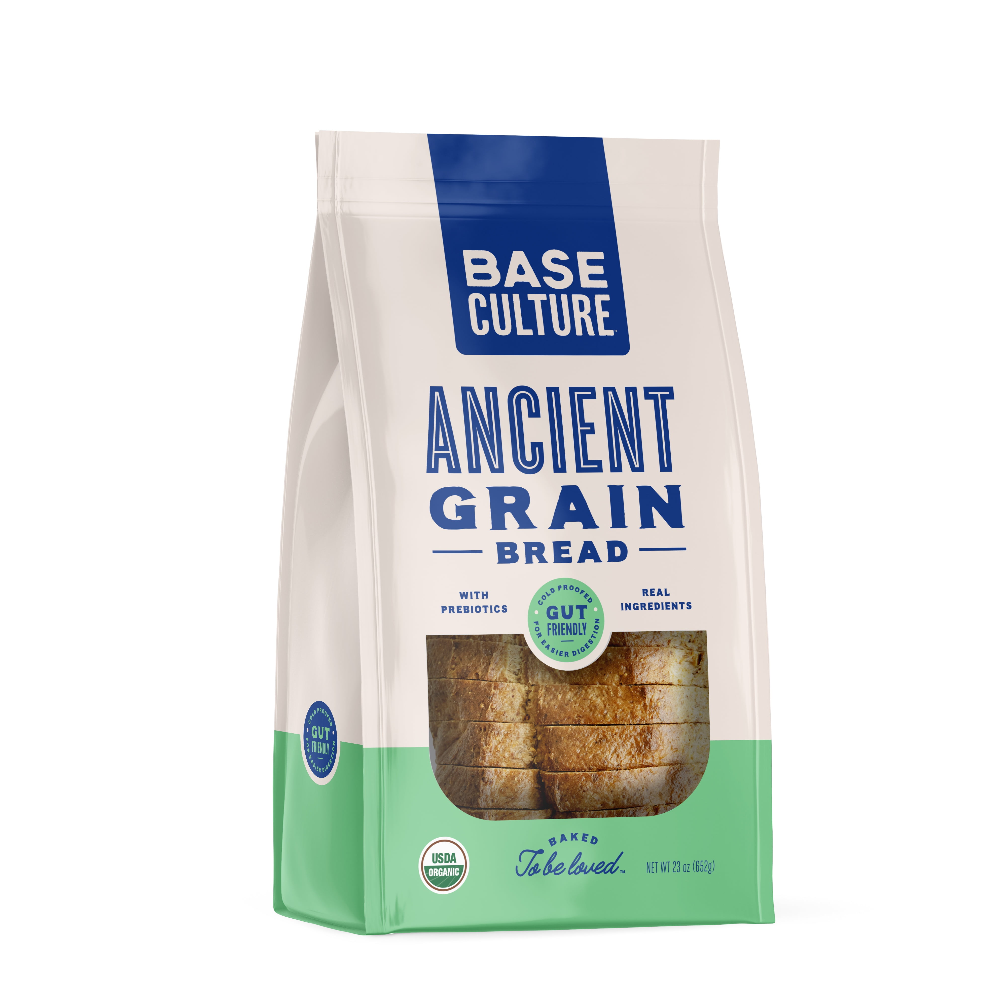 BASE CULTURE ORGANIC ANCIENT GRAIN BREAD 23oz, Shelf Stable - Walmart.com