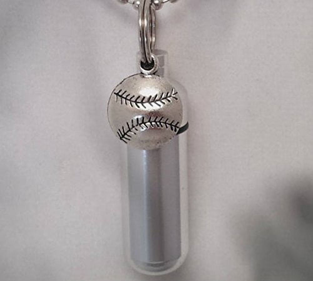 BASEBALL CREMATION URN with Laser Engraved HEART - Includes Velvet ...