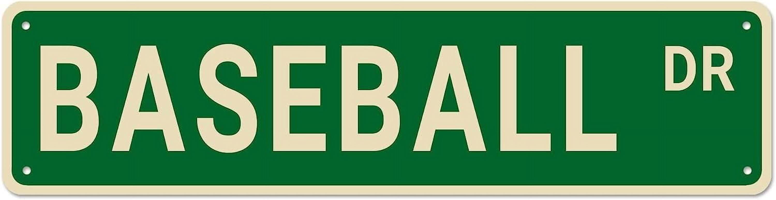 BASEBALL DR Vintage Signs Retro Tin Signs Art Plaque Aluminum Sign for ...